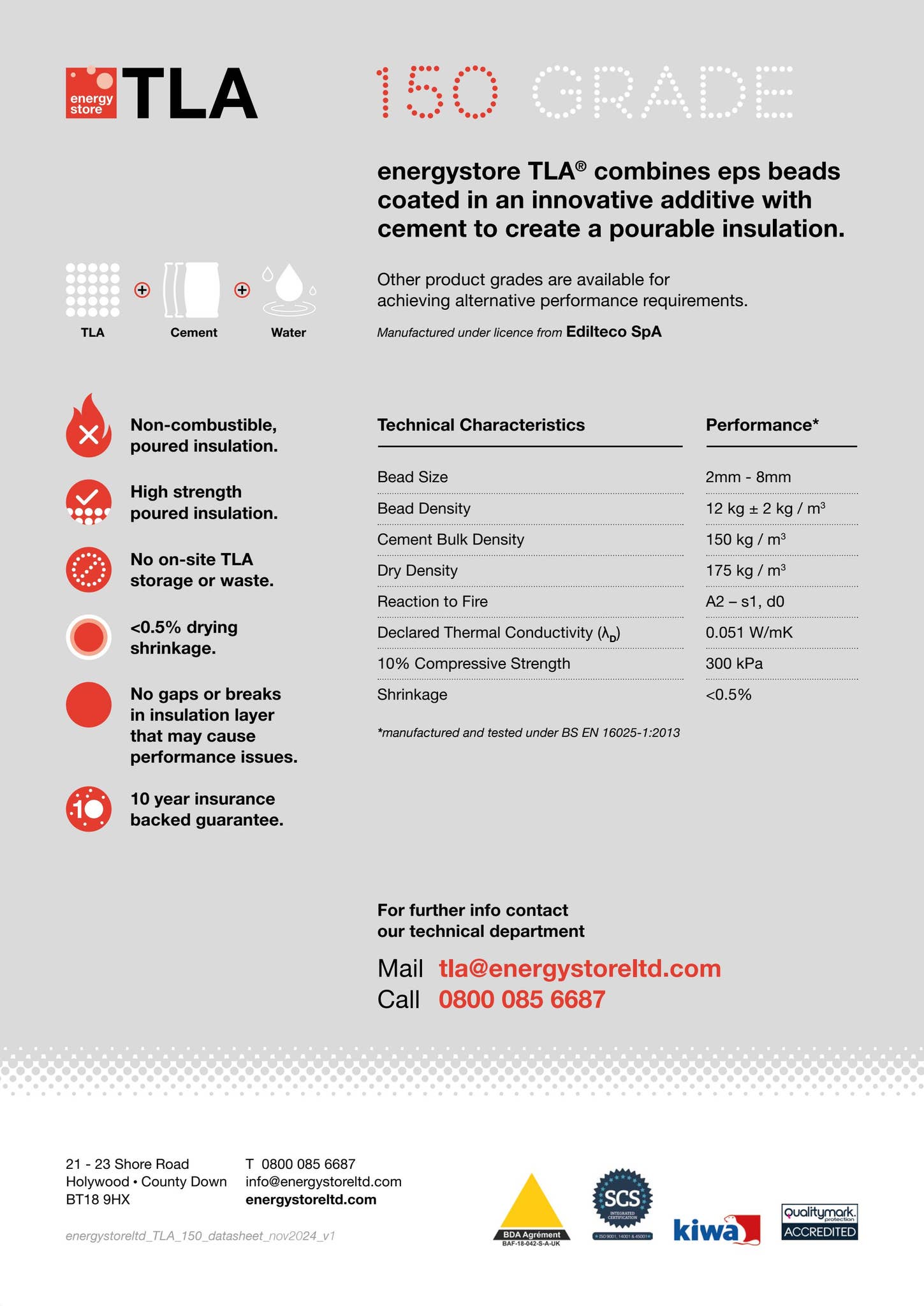 energystore TLA 150 Technical Data Sheet by energystoreltd - Issuu
