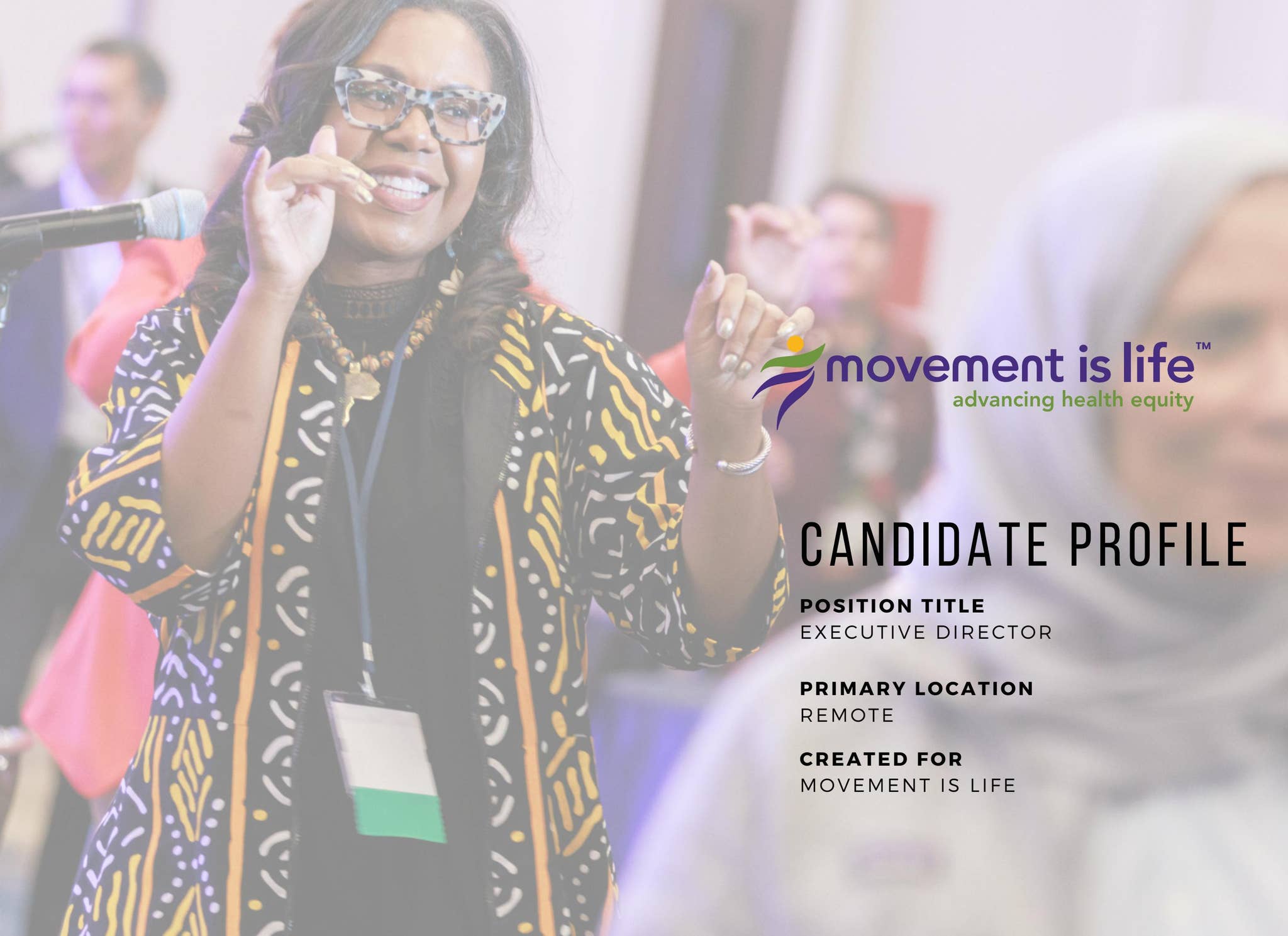 Movement is Life Executive Director Candidate Profile by Envision ...
