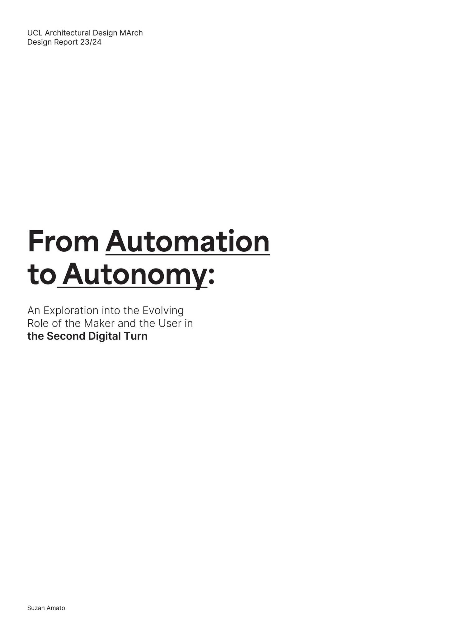 From Automation to Autonomy by suzanamato - Issuu