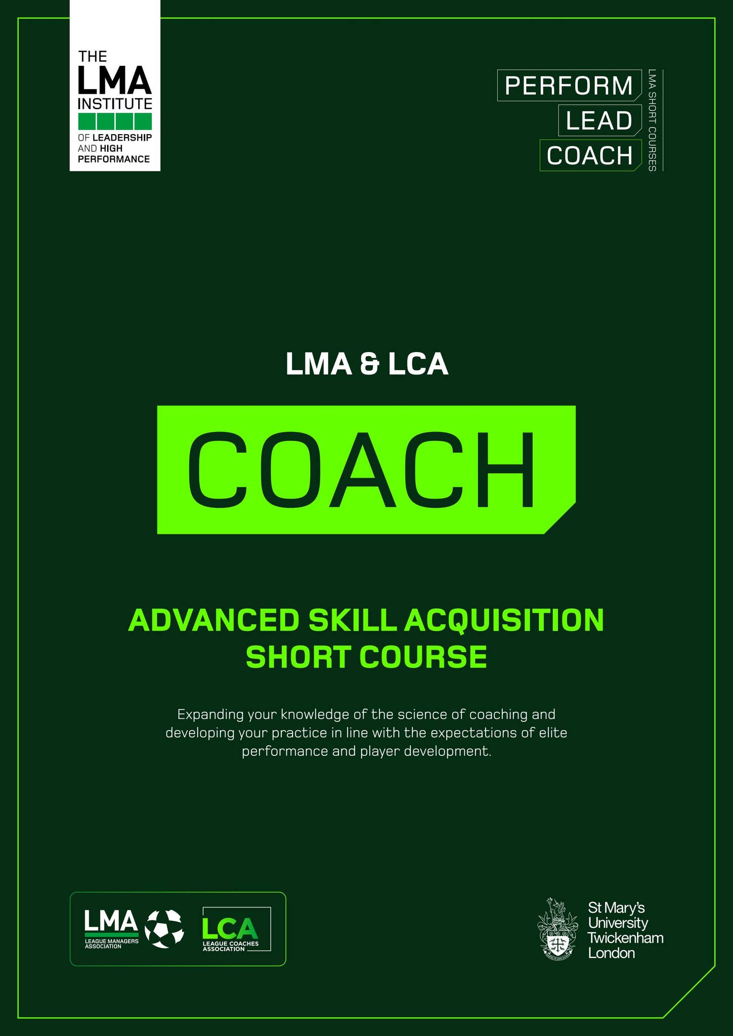 LMA & LCA COACH by leaguemanagers - Issuu