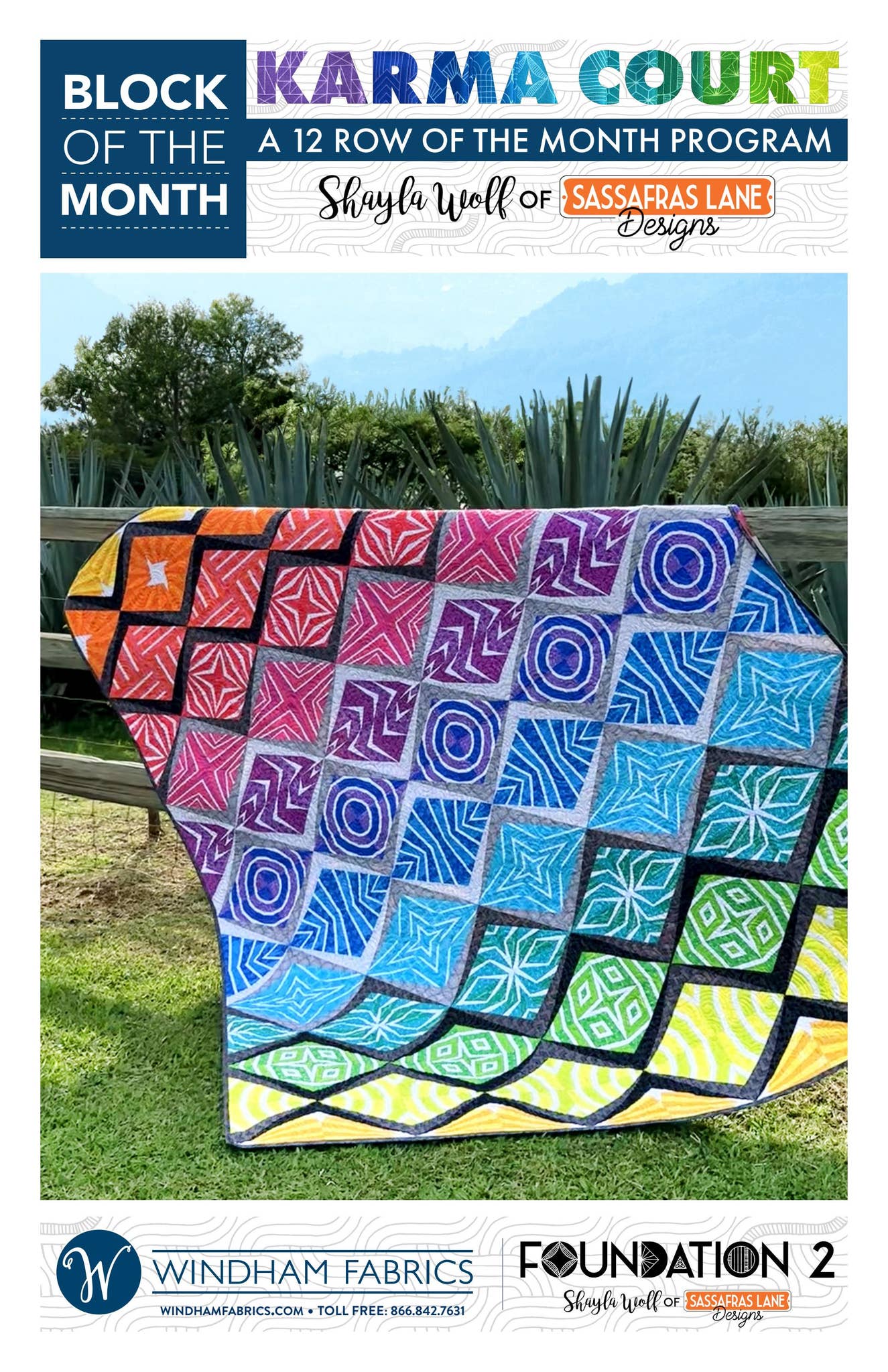 Karma Court BOM by Shayla Wolf by Windham Fabrics - Issuu