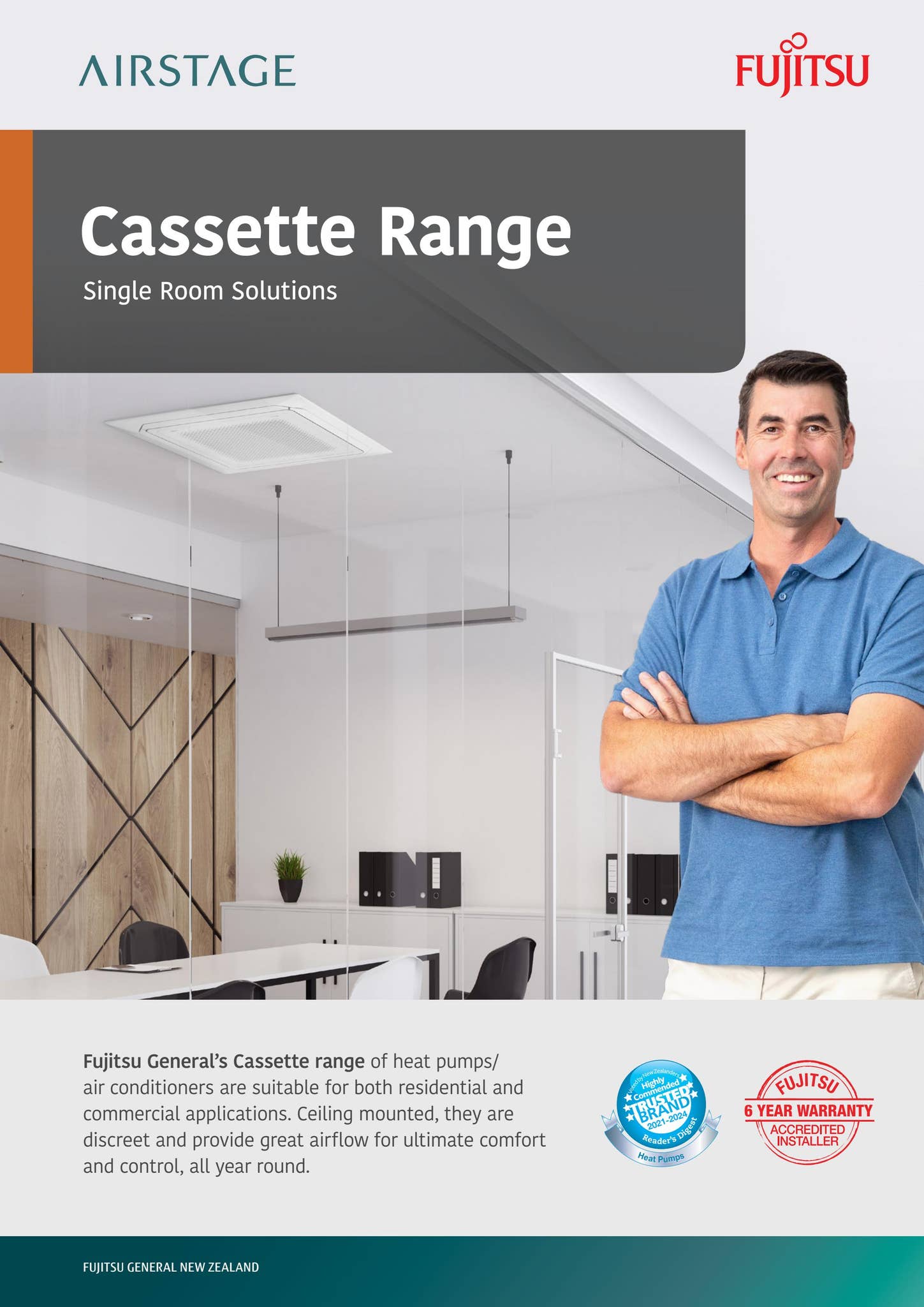 Fujitsu General NZ - Cassette Range Mini Brochure by Fujitsu General ...