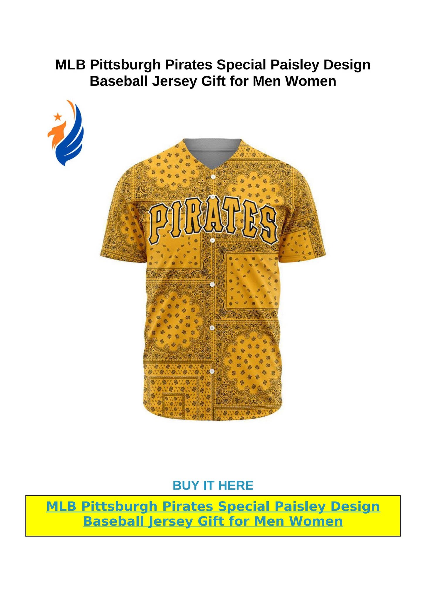 MLB Pittsburgh Pirates Special Paisley Design Baseball Jersey Gift for ...