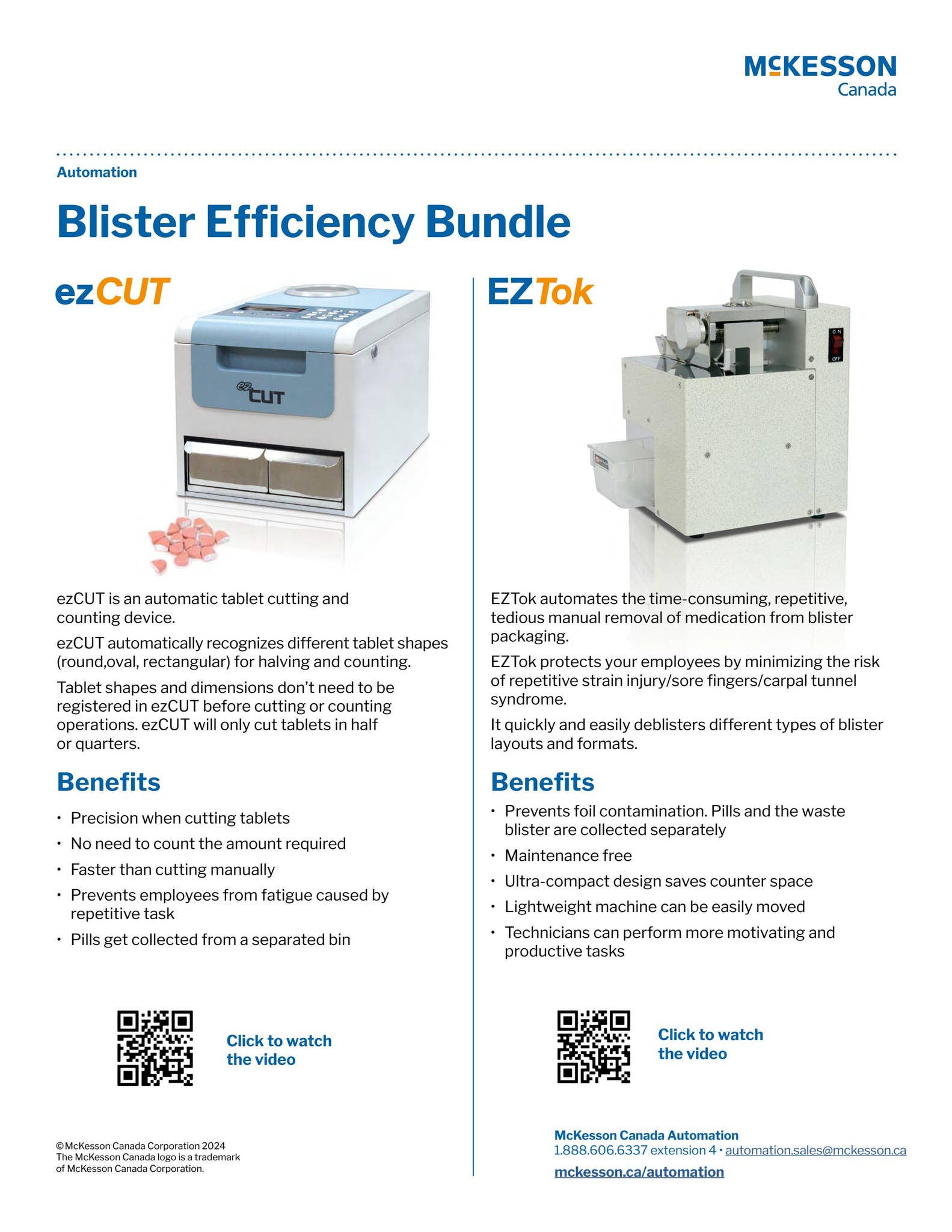 Blister Efficiency Bundle by McKesson Technology Solutions | Solutions ...