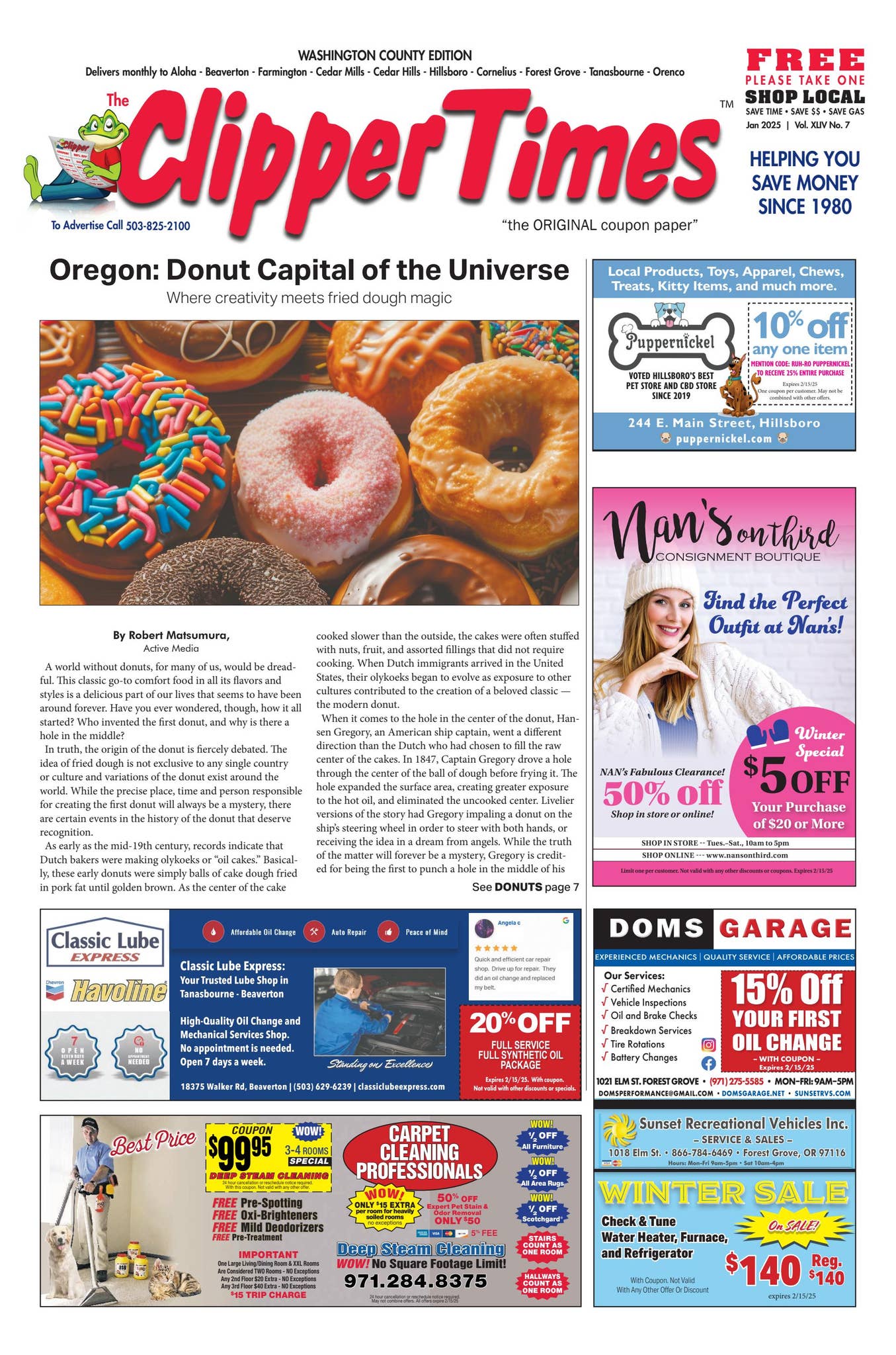 Clipper Times Washington County January 2025 by Active Media Publishing ...