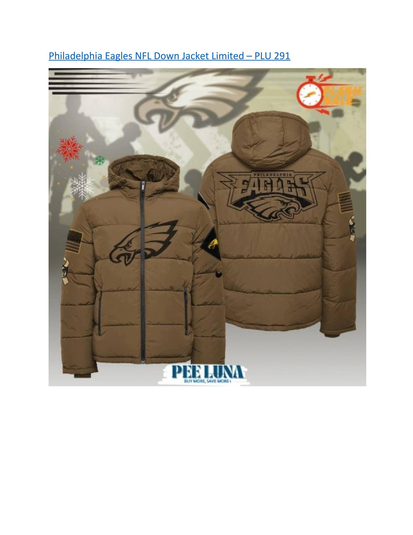 Philadelphia Eagles NFL Down Jacket Limited – PLU 291 by Librzzstore ...