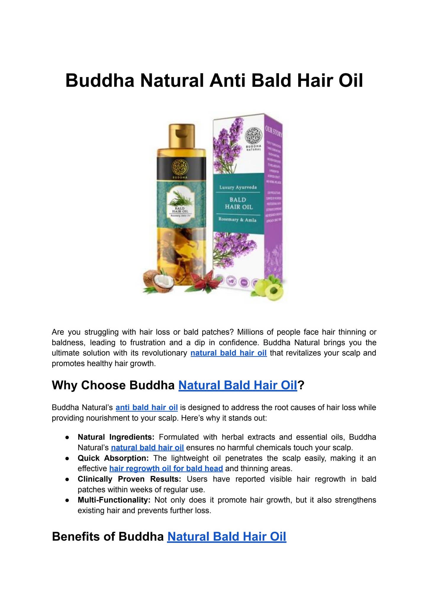 Buddha Natural Anti Bald Hair Oil (1) by Kuren Verma - Issuu