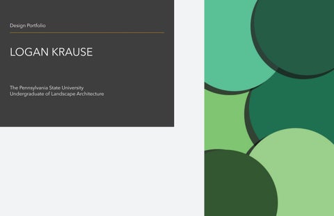 Logan Krause Undergraduate Portfolio by LoganKrause - Issuu