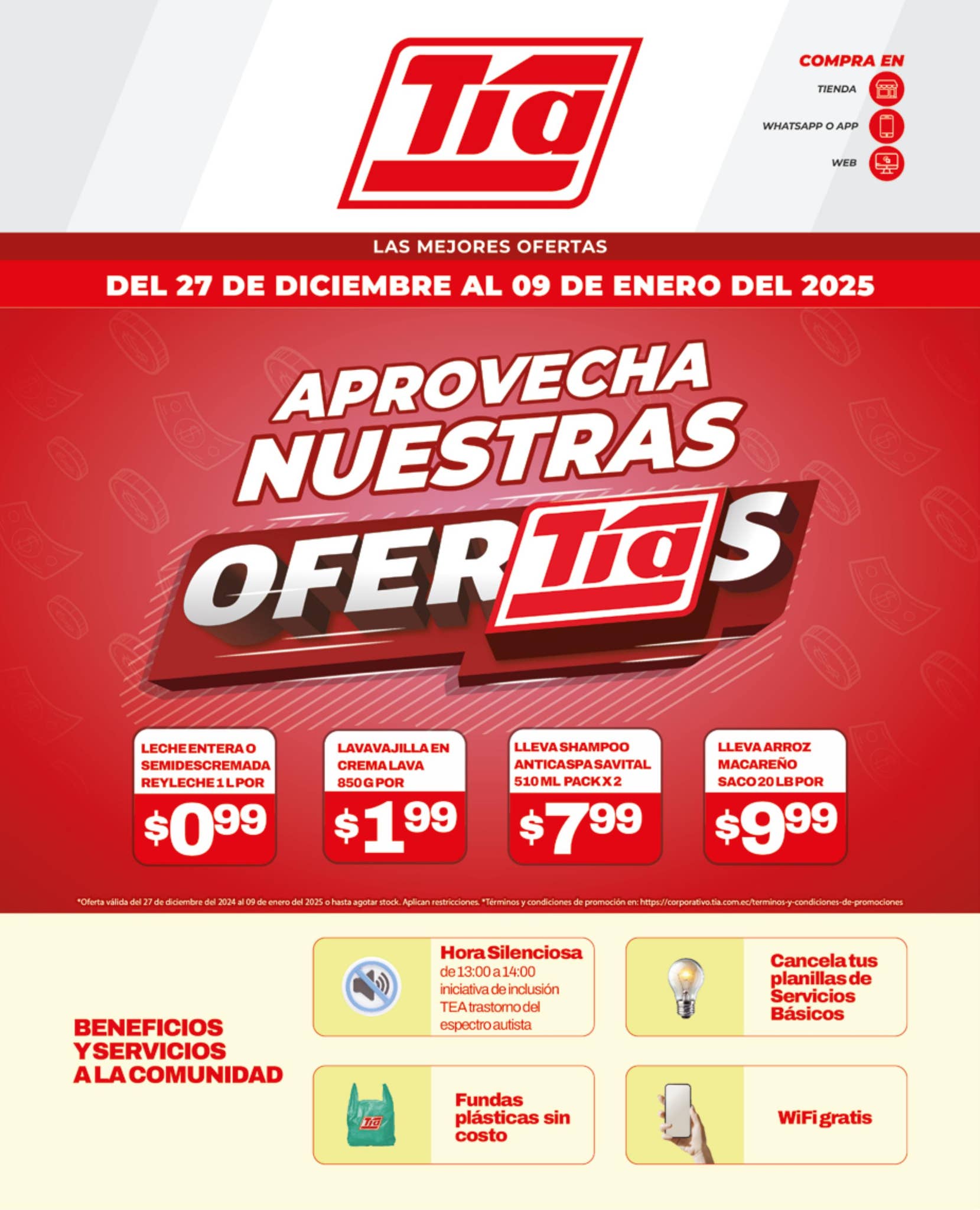 APROVECHA NUESTRAS OFERTÍAS - 1ERA ENERO 2025 by Almacenes Tía - Issuu
