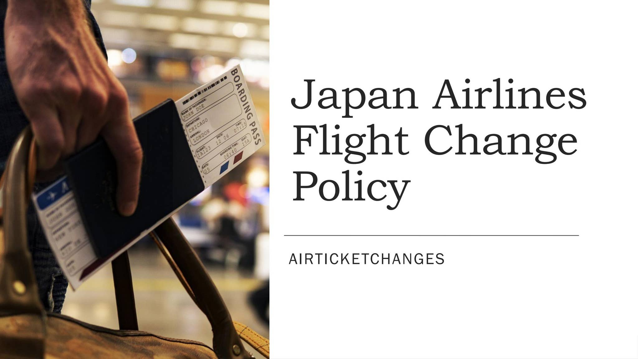 Japan Airlines Flight Change Policy: Simplifying Your Travel ...