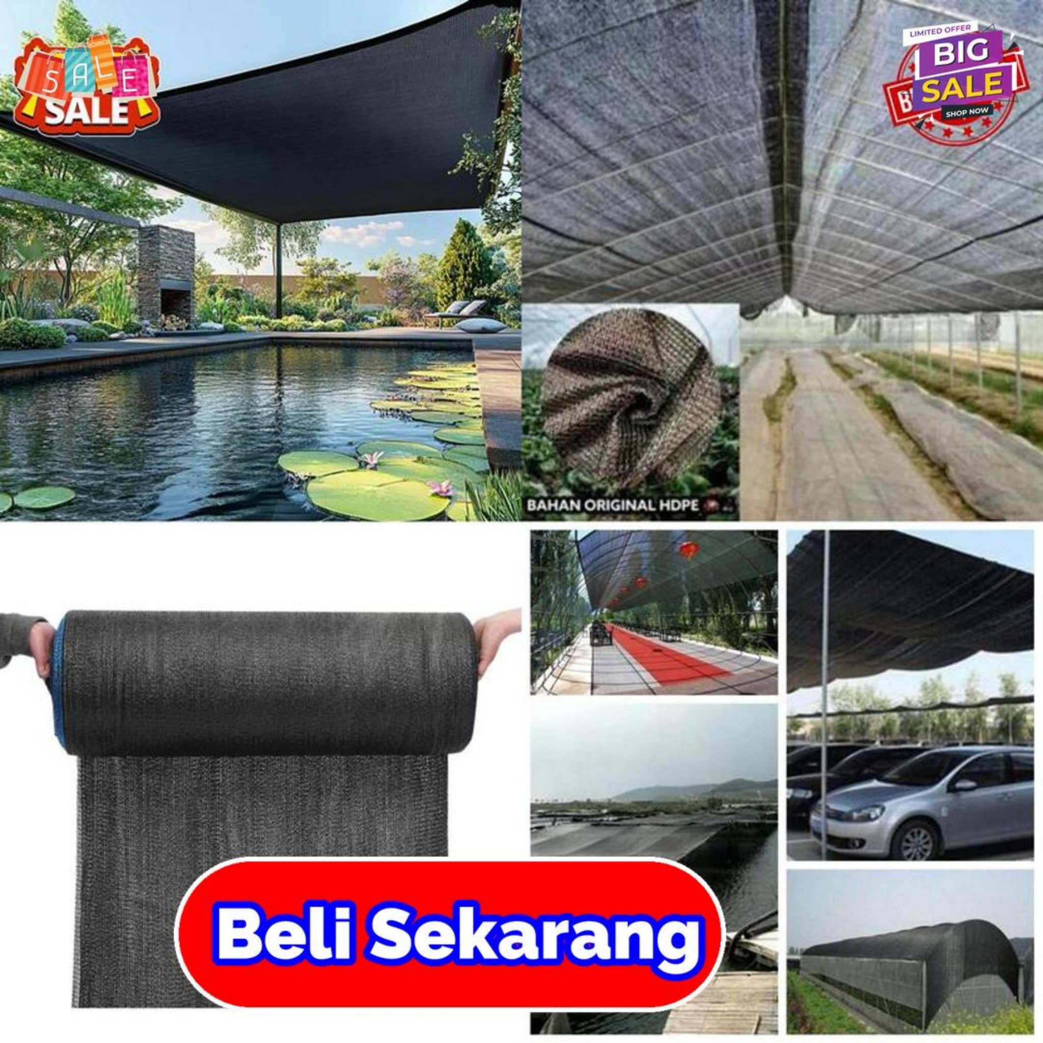Paranet 1 Roll Berapa Meter Pilihan Ukuran Lengkap Untuk Outdoor - by ...
