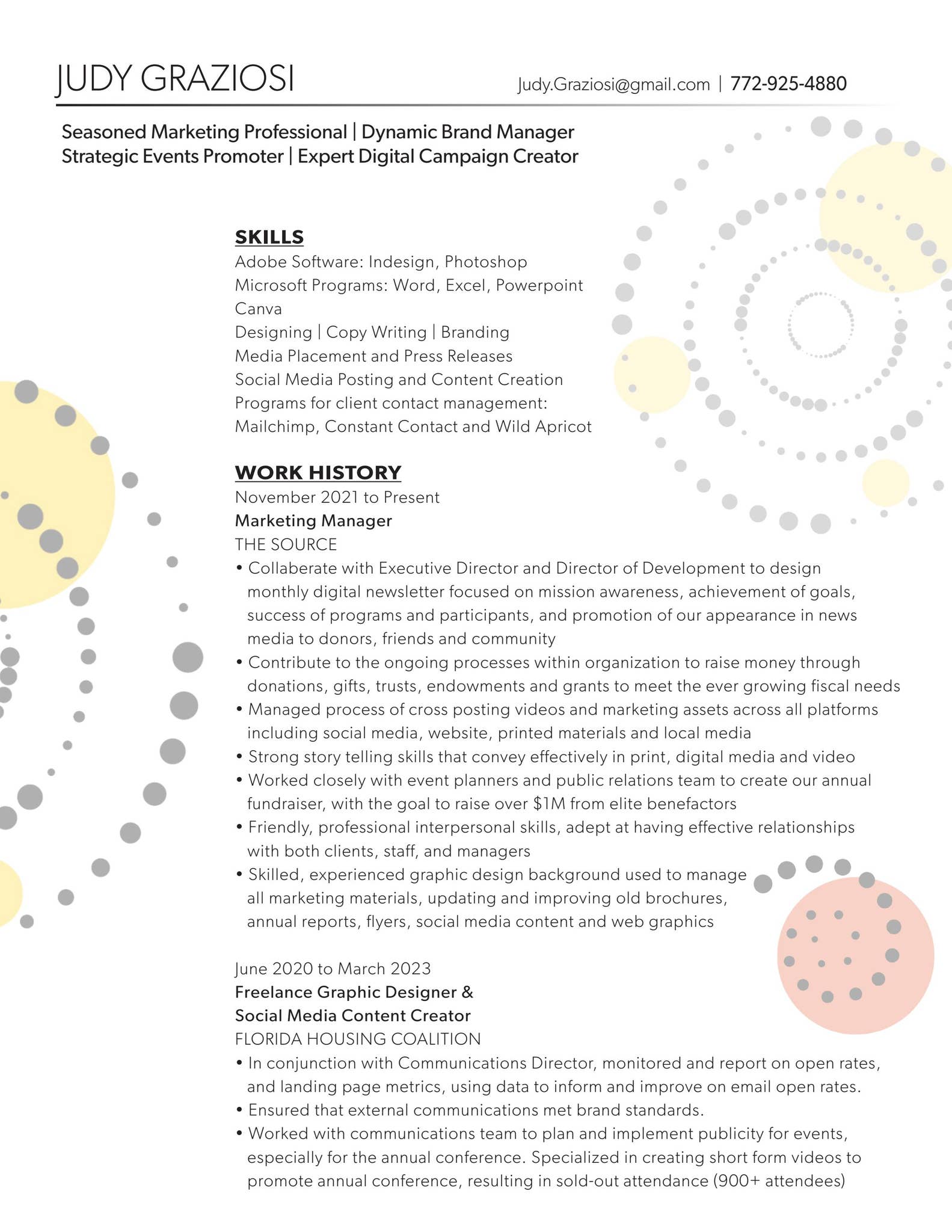 Judy Graziosi_Resume_2025 by Judy Graziosi - Issuu