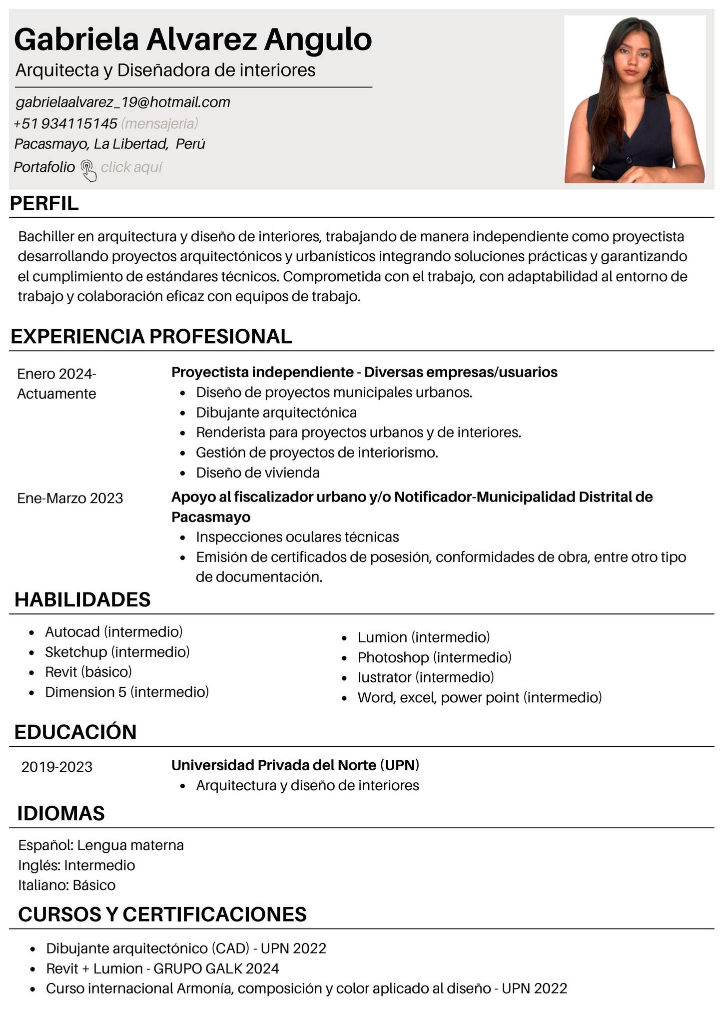 CV- Gabriela Alvarez by Gabriela Alvarez - Issuu