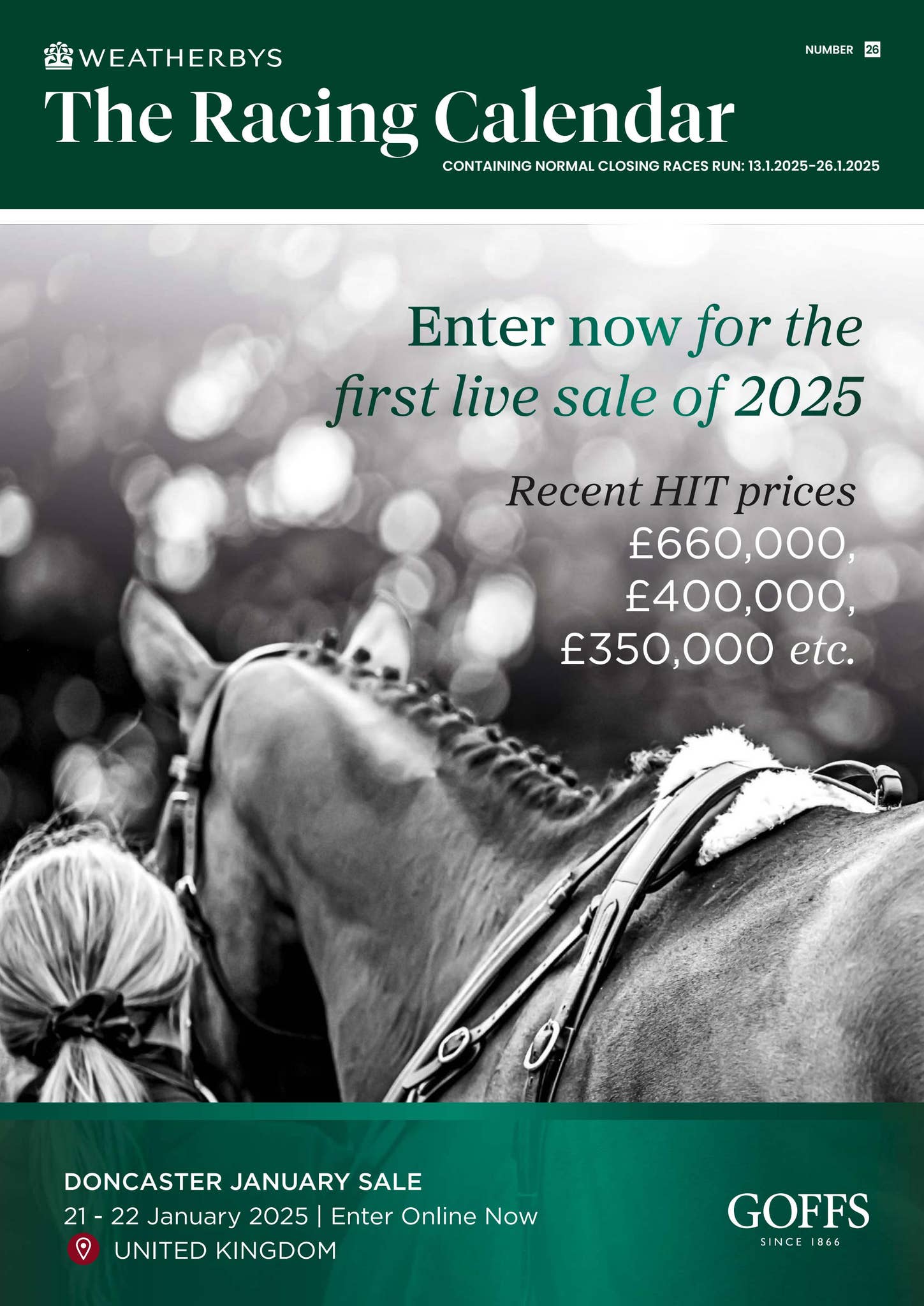 Racing Calendar - 13th Jan-26th Jan - Number 26 by Weatherbys - Issuu