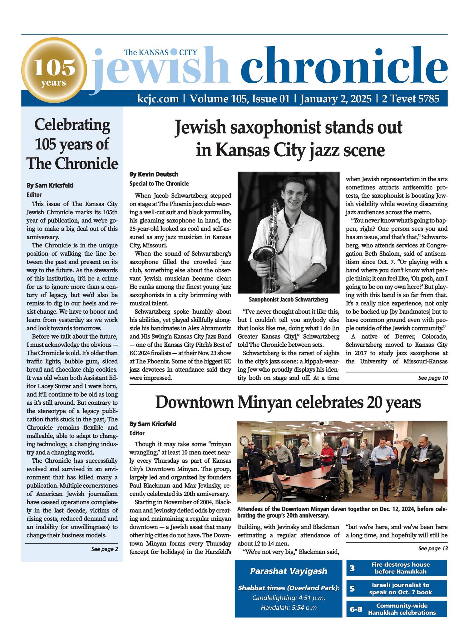 Kansas City Jewish Chronicle 01.02.25 by jewish-kc - Issuu