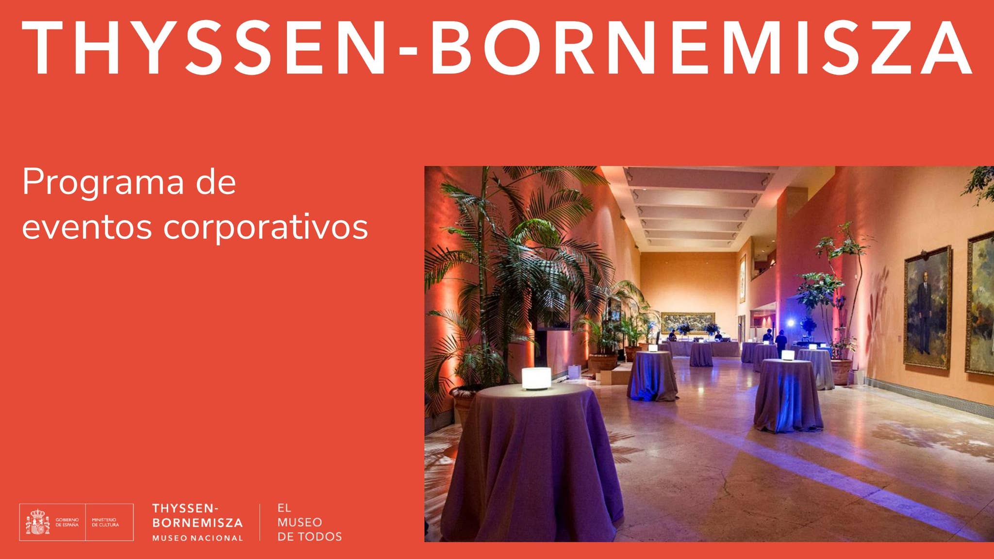 Programa de eventos corporativos by Museo Nacional Thyssen-Bornemisza - Issuu