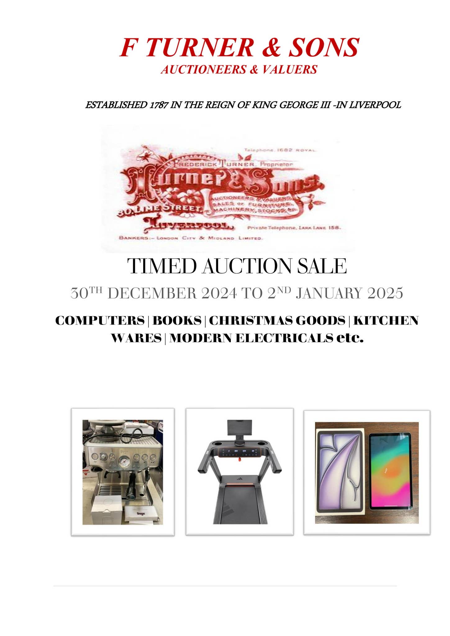 ISSUU CATALOGUE TIMED SALE DEC JAN 2024 25 by Turners1787 - Issuu