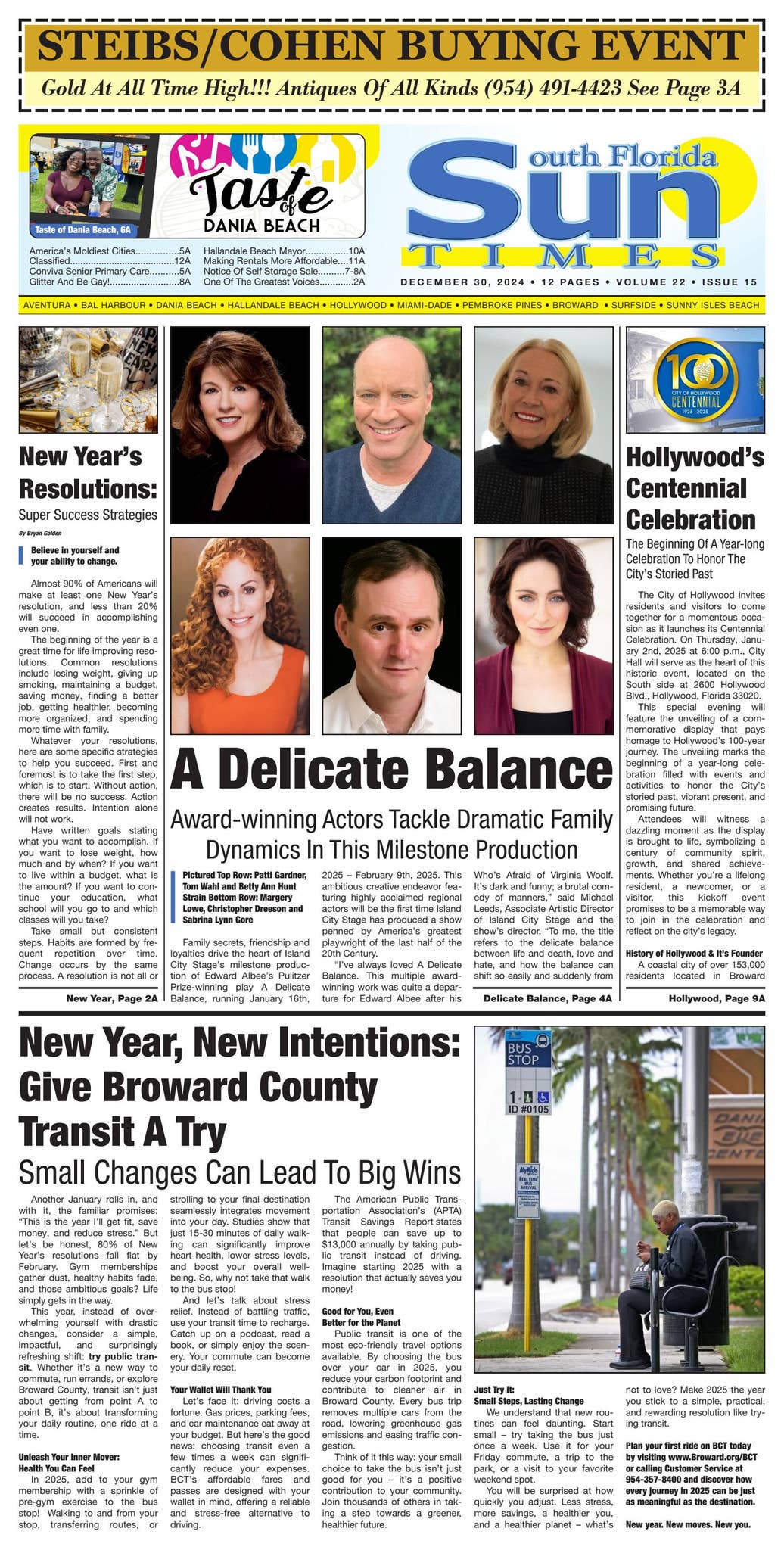 Sun Times Issue 12.30.24 by The South Florida Sun Times • The Aventura ...
