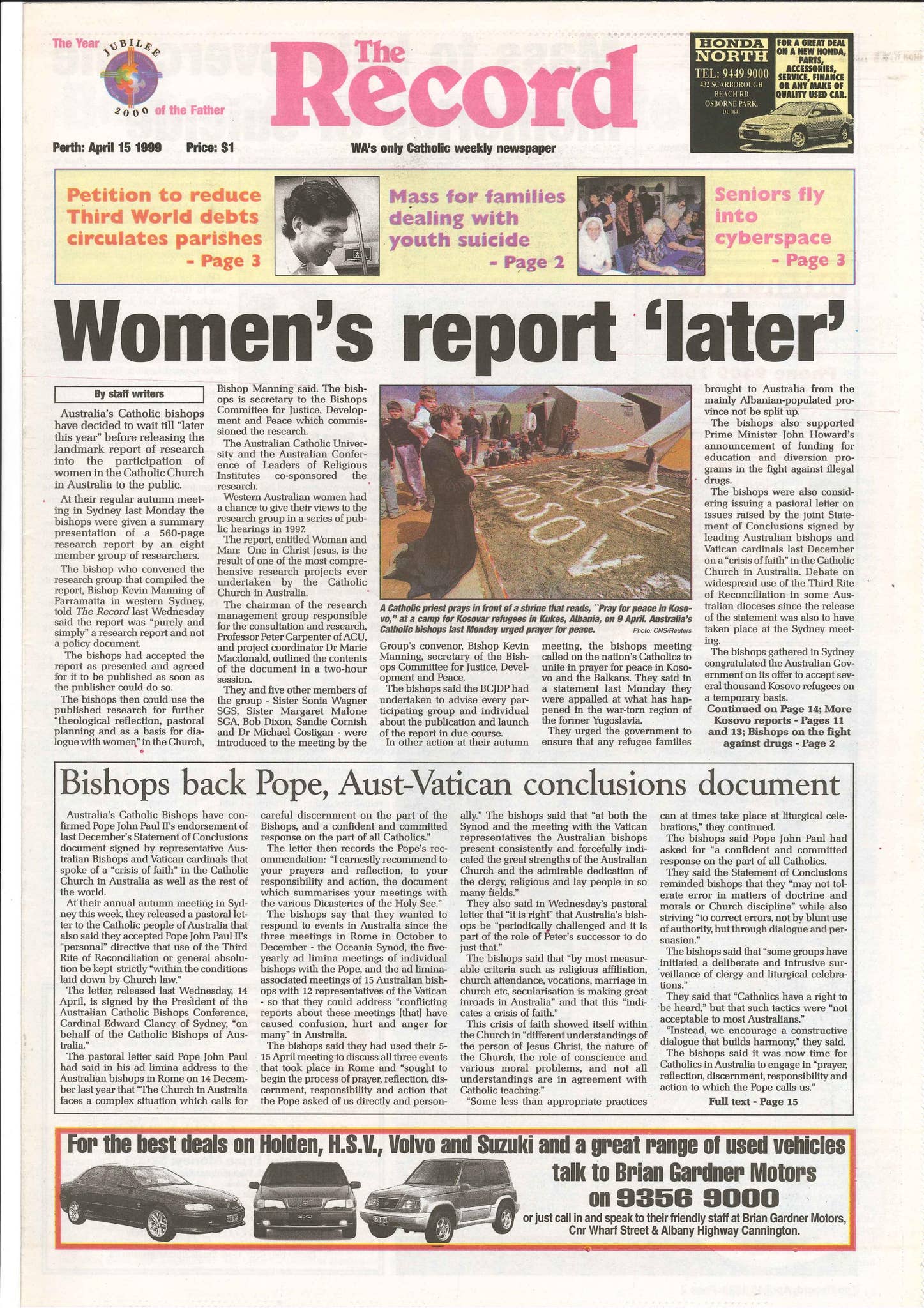 The Record Newspaper 15 April 1999 by The Record - Issuu