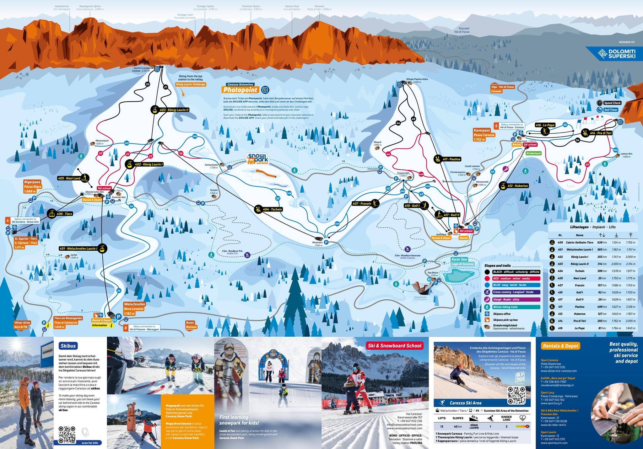 2025 Carezza Ski map by Eggental Tourismus - Issuu