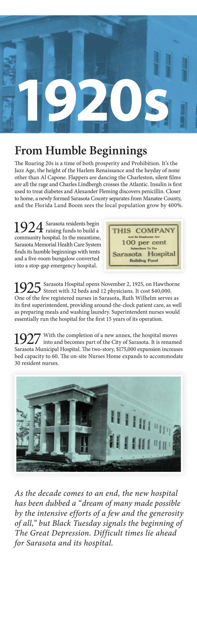SMH Through The Decades, 1925-2025 by Sarasota Memorial Health Care ...