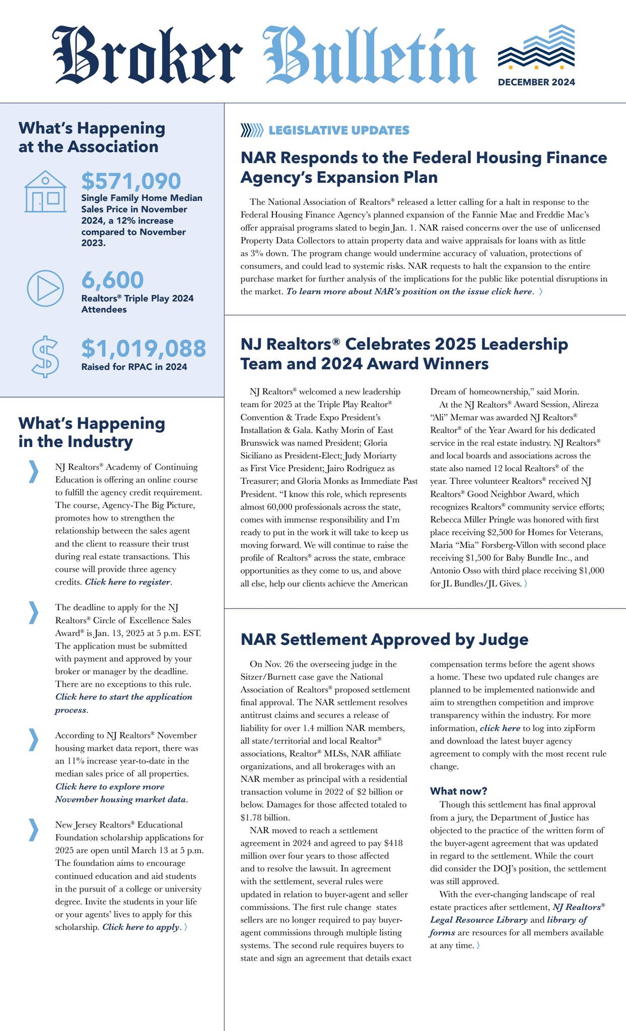December Broker Bulletin by New Jersey Realtor® - Issuu