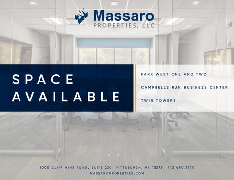 Space Available | Massaro Properties 2025 by Massaro - Issuu