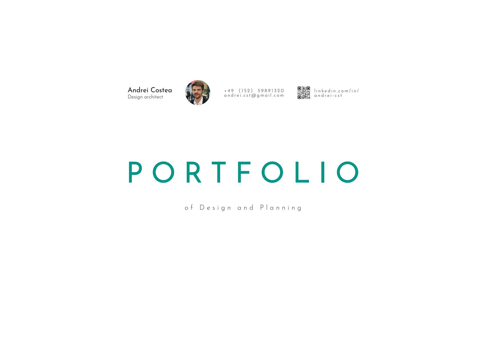 Portfolio - Andrei Costea, Design architect (06.01.2025) by Andrei ...