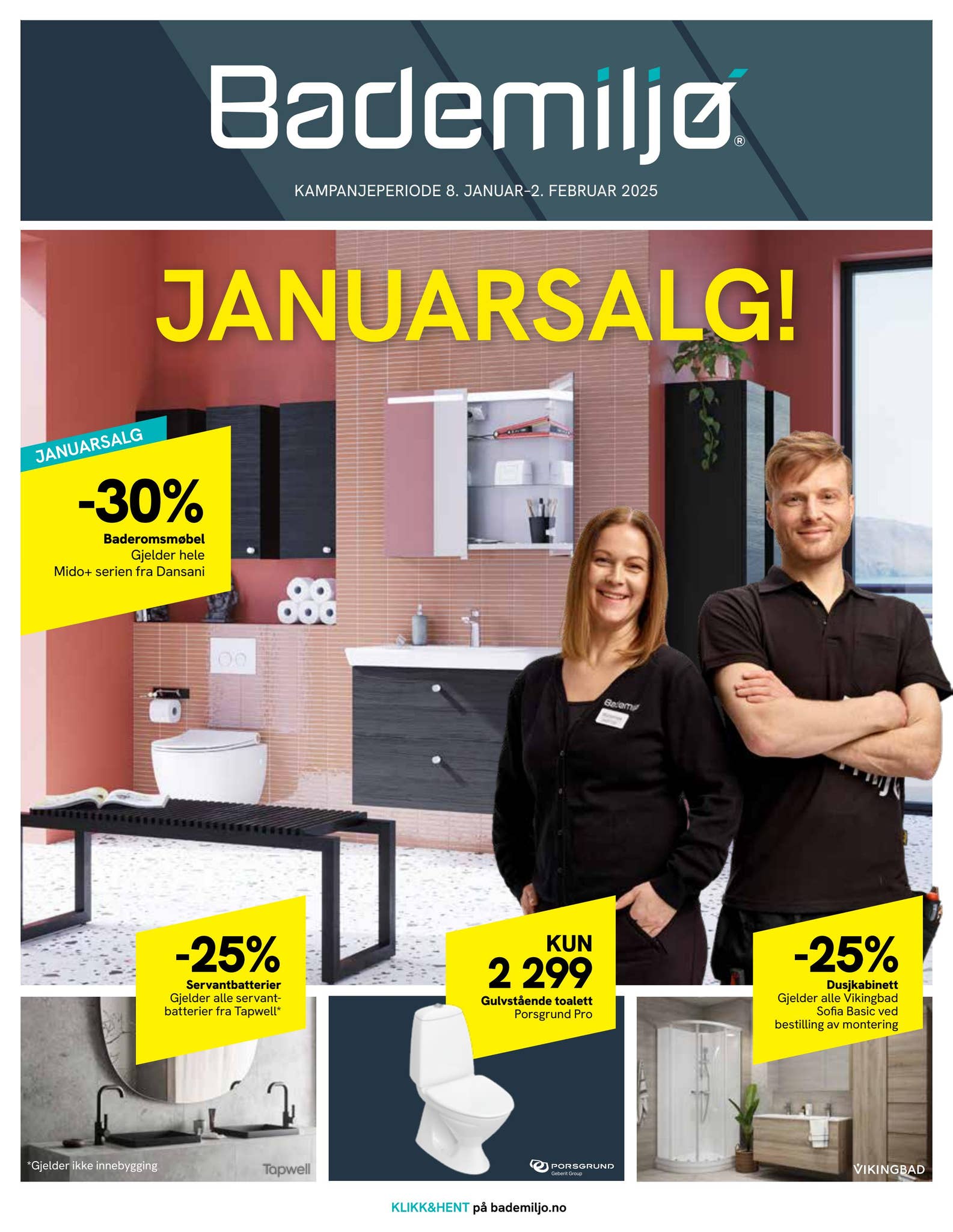 Bademiljø kampanjeavis januarsalg 2025 by Bademiljø - Issuu