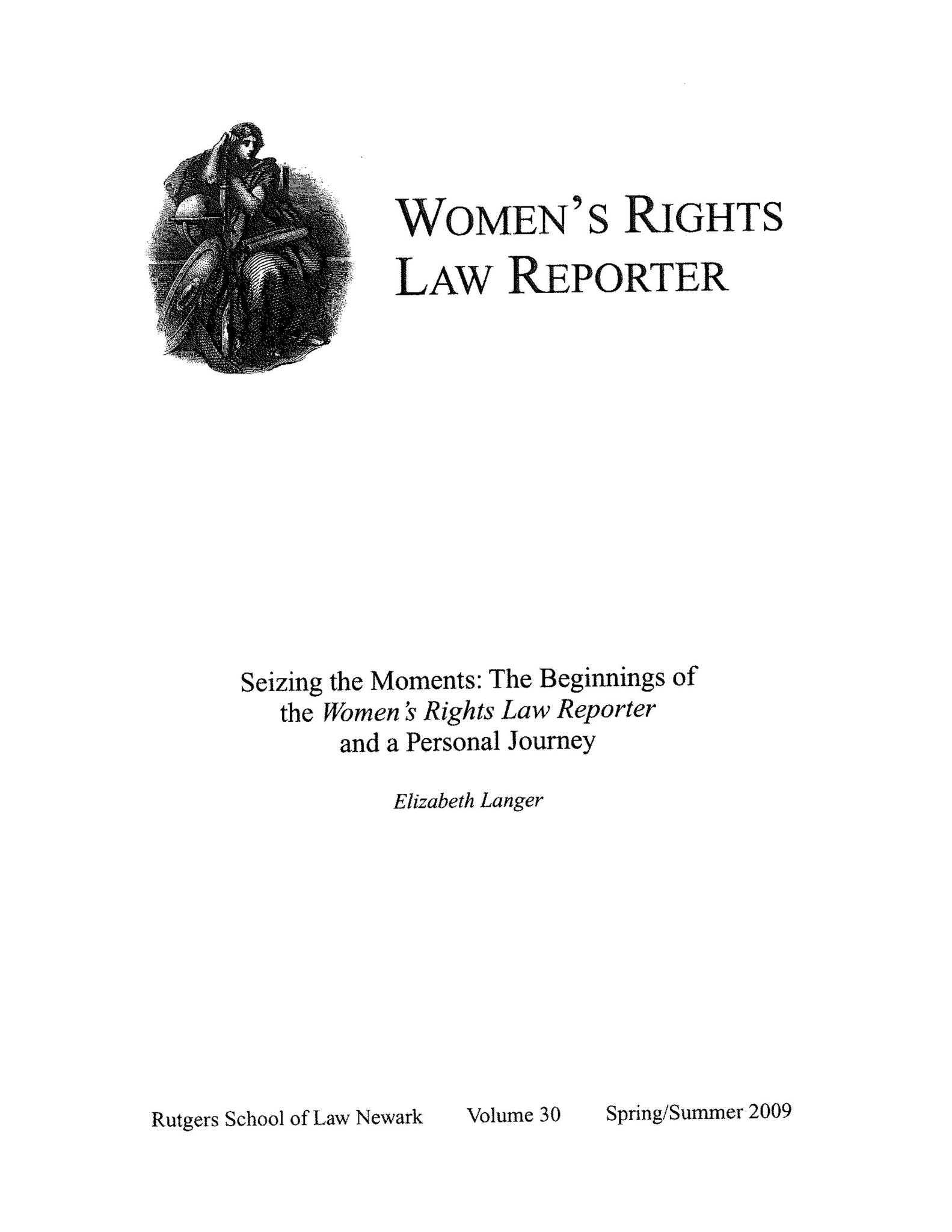 Women's Rights Law Reporter by demandside - Issuu
