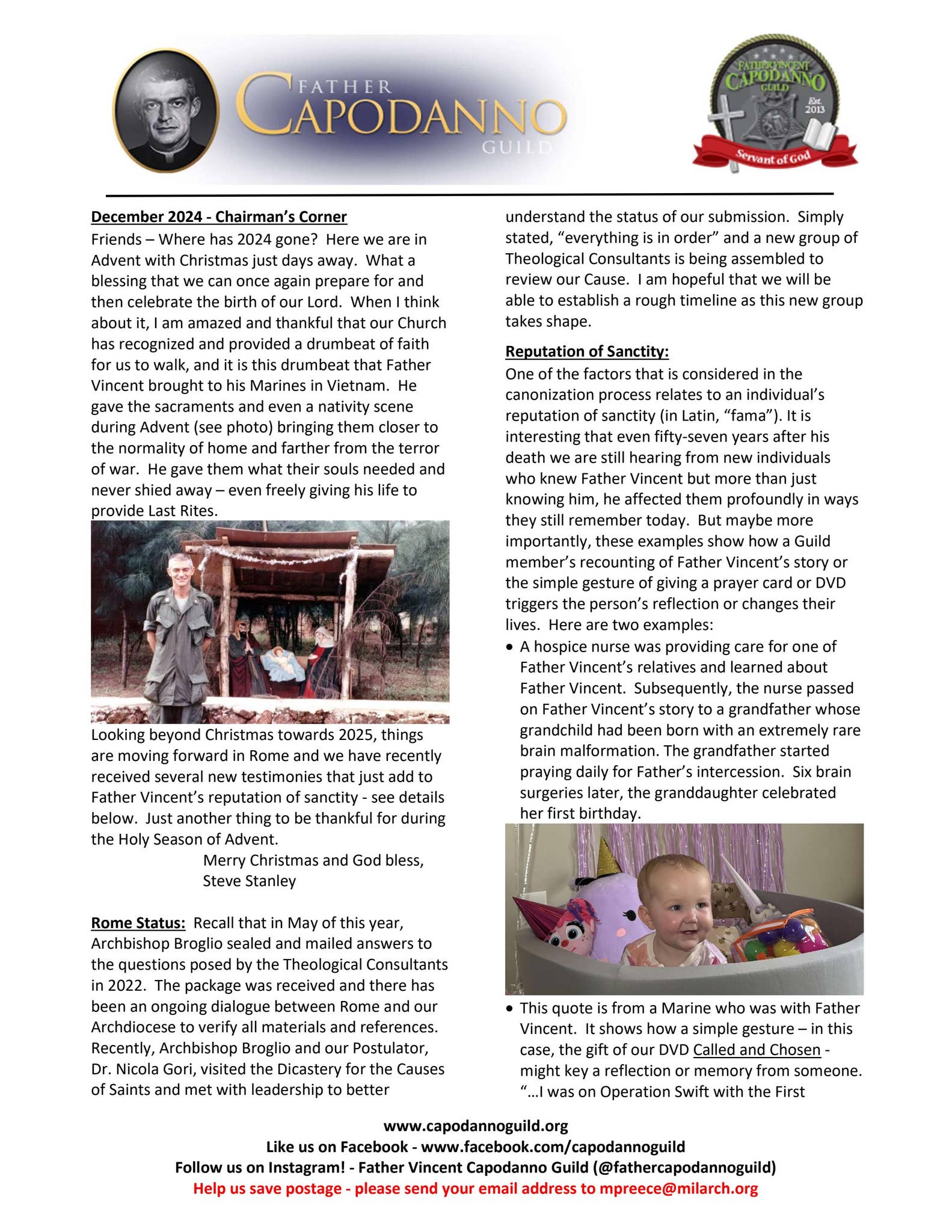 Capodanno Guild Newsletter - December 2024 by Archdiocese for the ...
