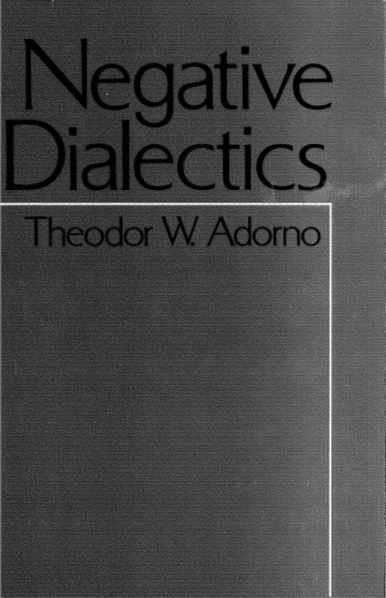 Negative Dialectics by demandside - Issuu
