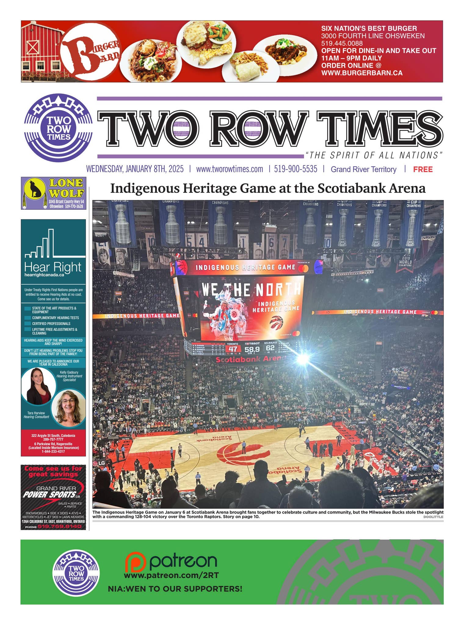 Two Row Times, January 8th, 2025 by Two Row Times - Issuu
