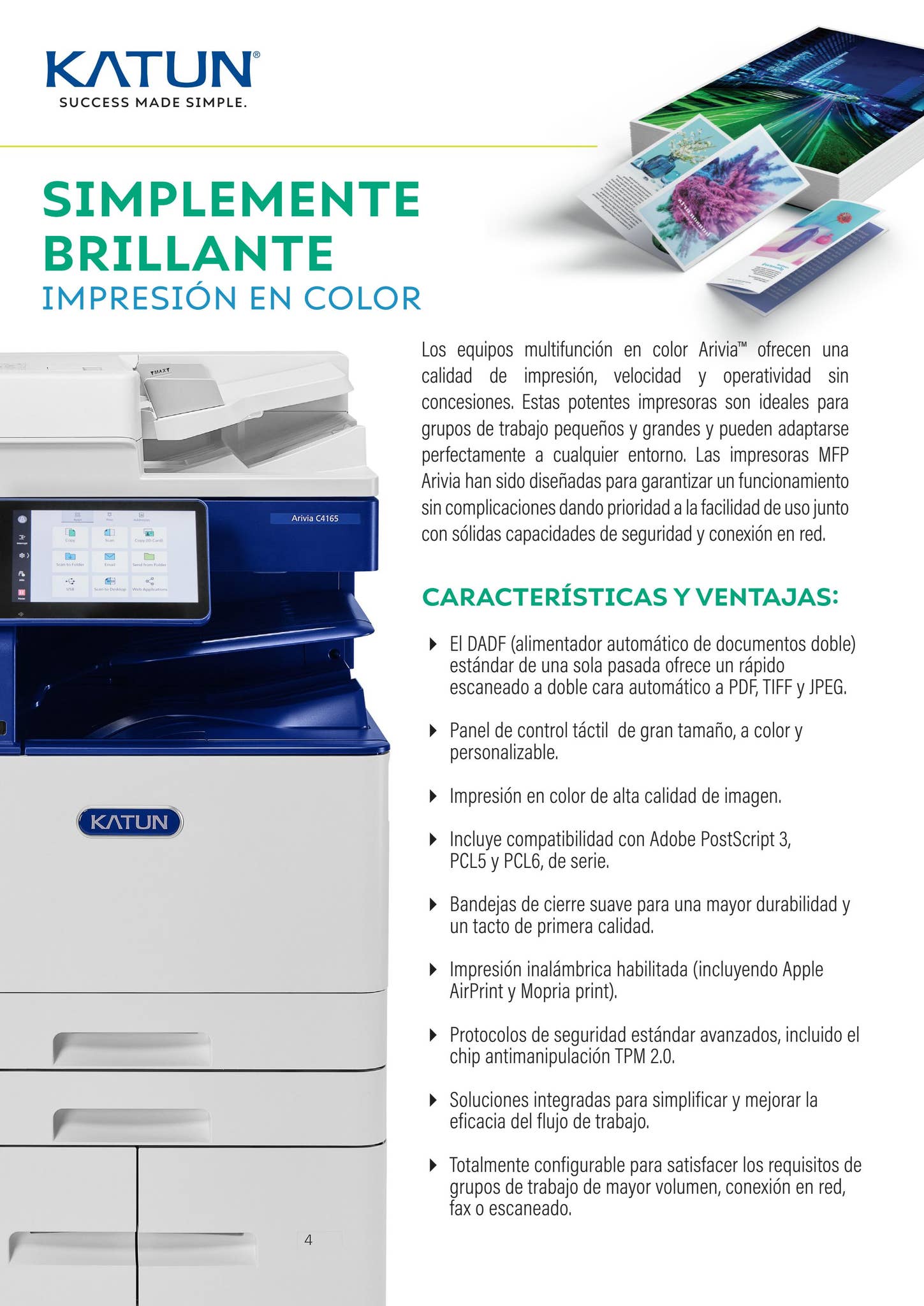 KATUN_Arivia_Colour_SPEC SHEET-ES-A4 by KatunConnects - Issuu