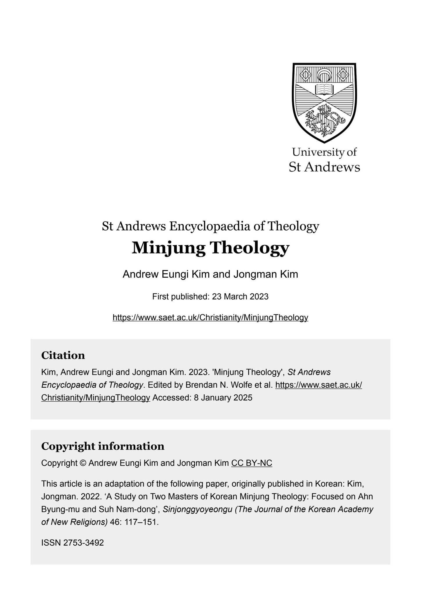 Minjung Theology by demandside - Issuu