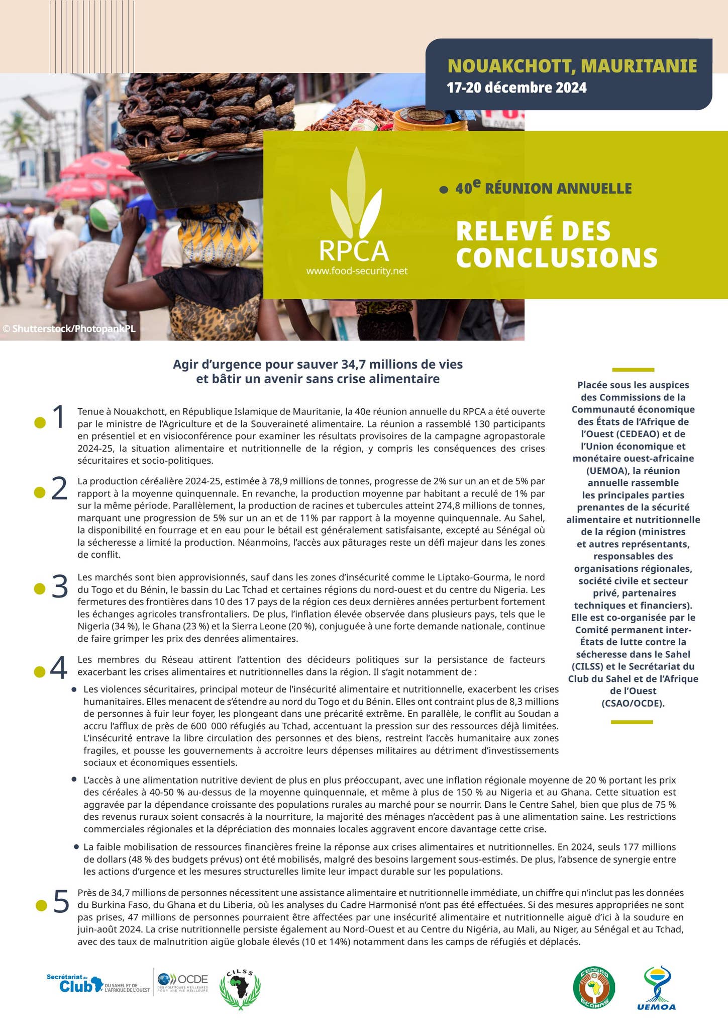2024-12 RPCA - Summary of conclusions - FRENCH by SWAC/OECD - Issuu
