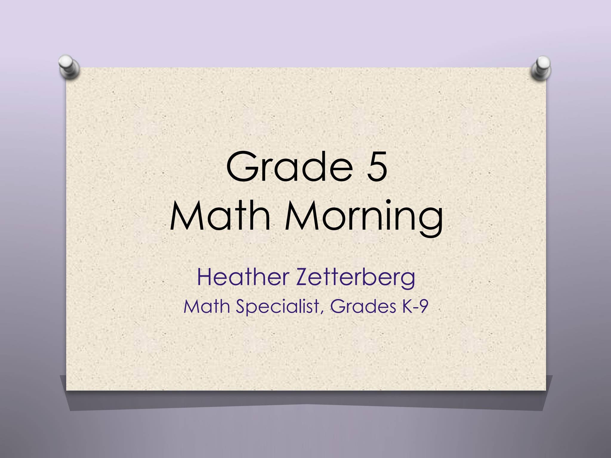 Grade 5 Math Morning by The Foote School - Issuu