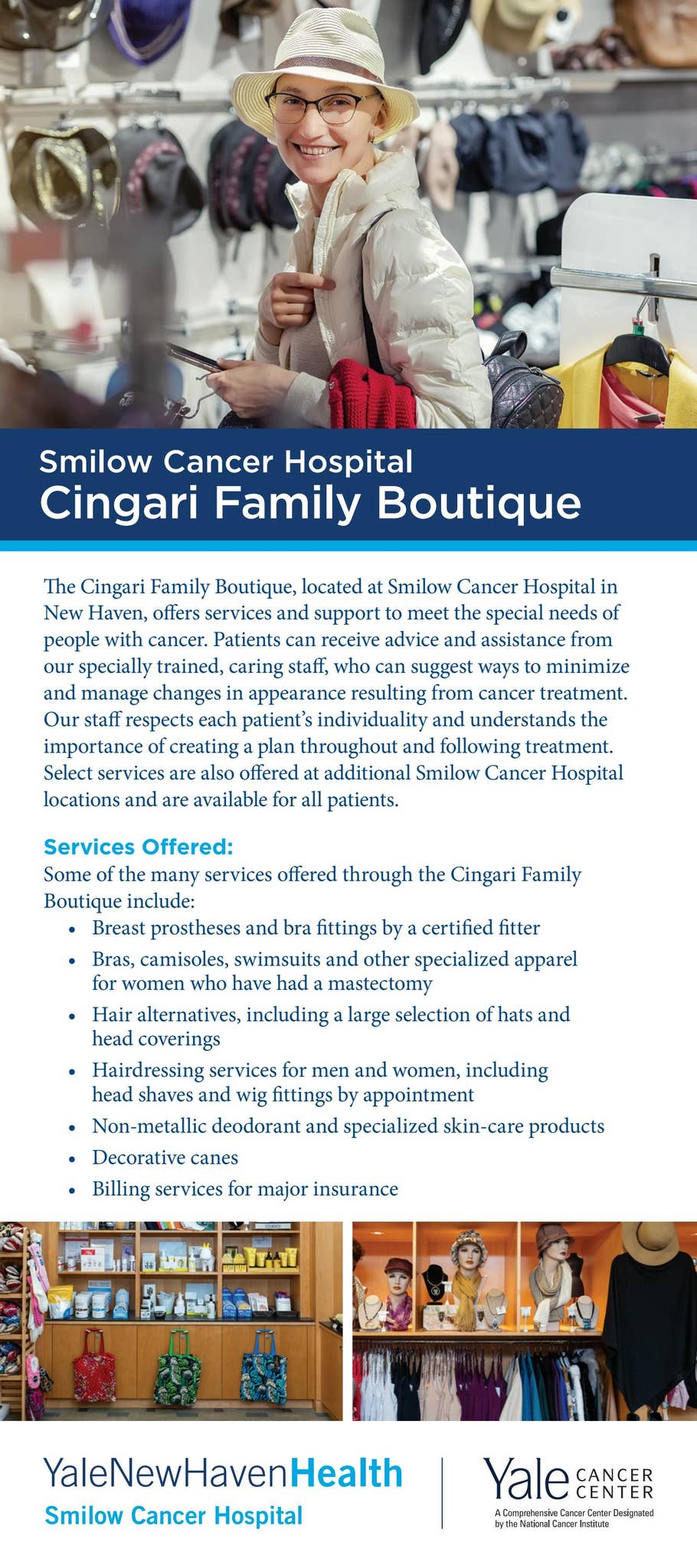 Smilow Cancer Hospital Cingari Family Boutique by Smilow Cancer ...