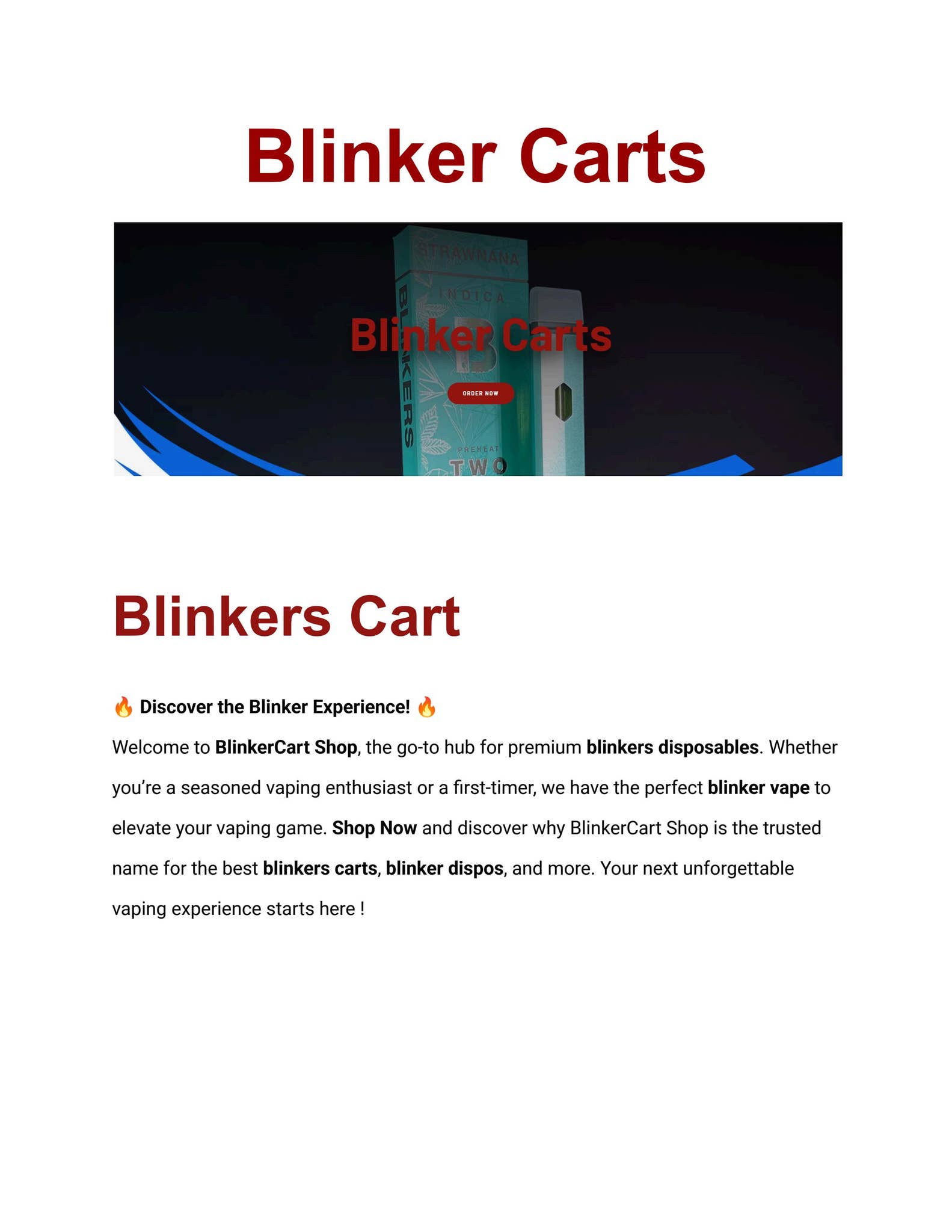 Blinker Carts by sigulp - Issuu