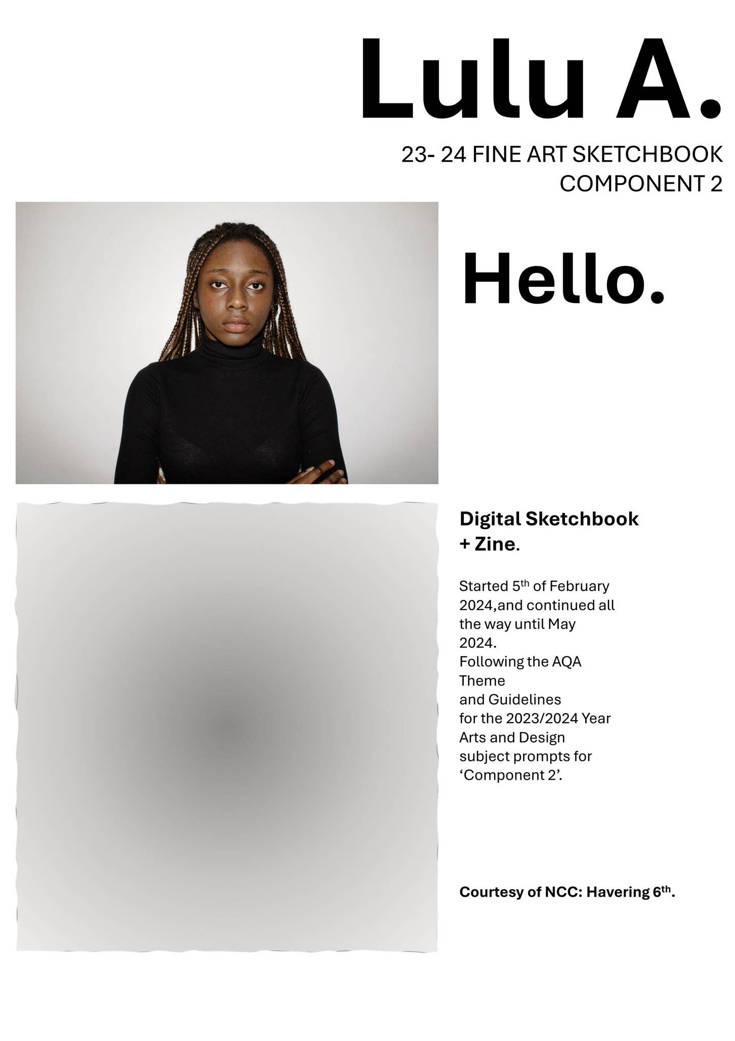 TOLU ARE 23 - 24 FINE ART COMPONENT 2 SKETCHBOOK, Digital Version. by ...