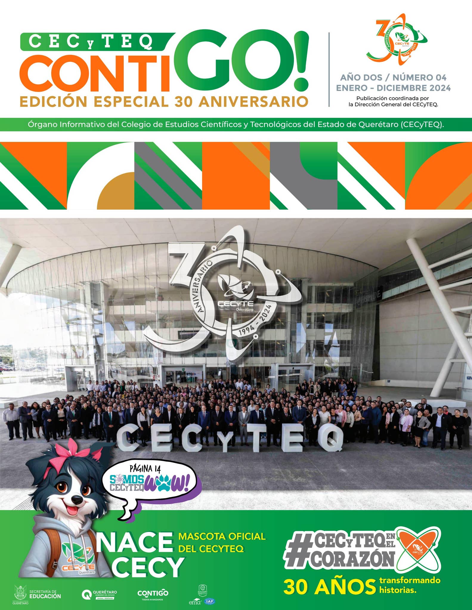 CECyTEQ ContiGO AÑO DOS / NÚMERO 004 by CECyTE Querétaro - Issuu