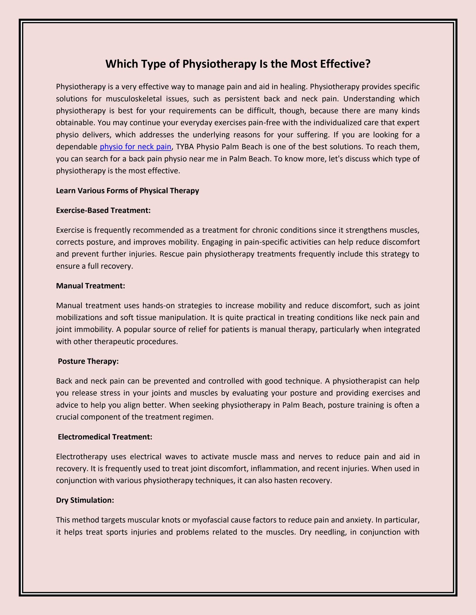 Which Type of Physiotherapy Is the Most Effective by Tyba Physio - Issuu