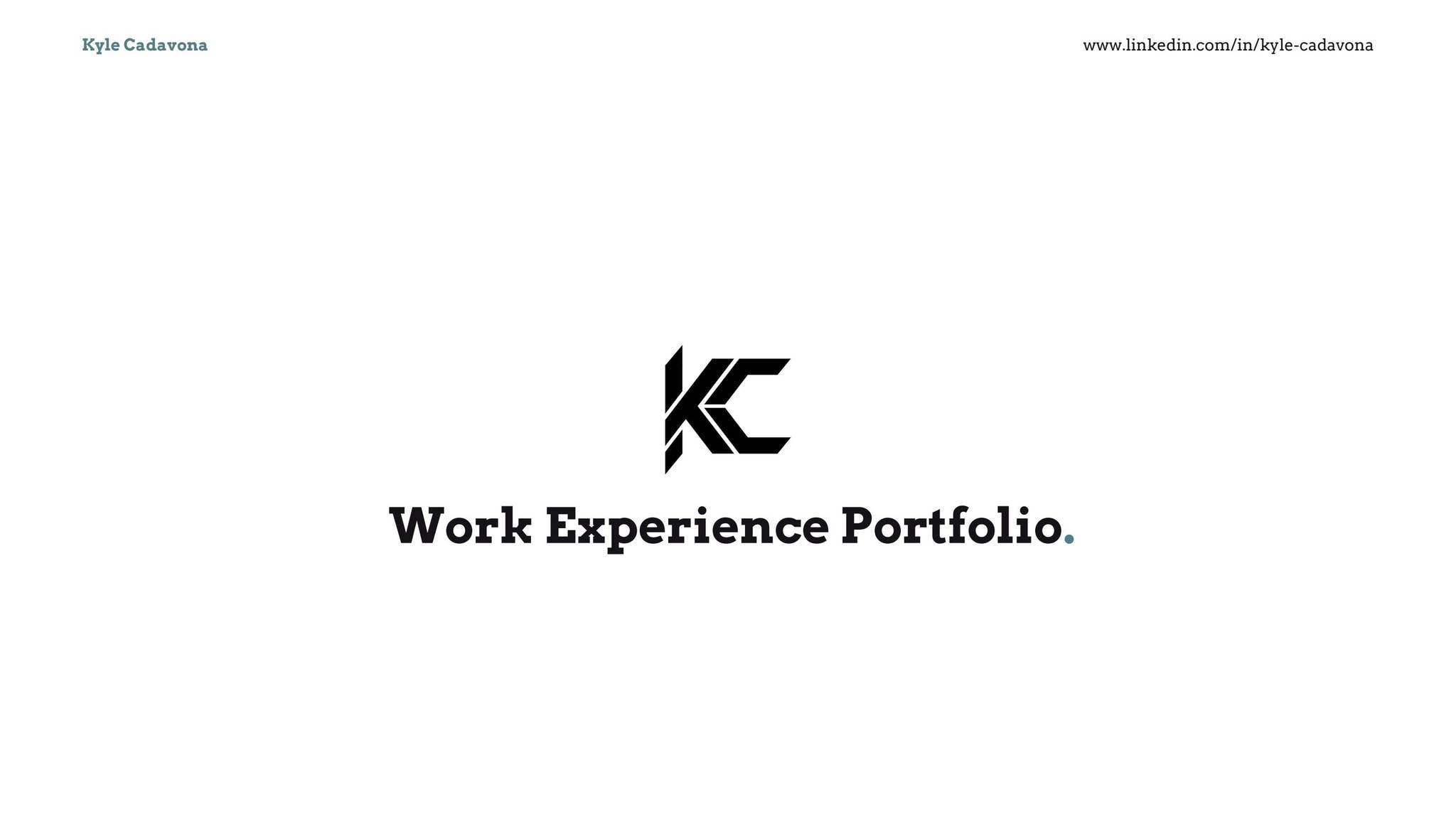 Work Experience Portfolio by kyle_cads - Issuu