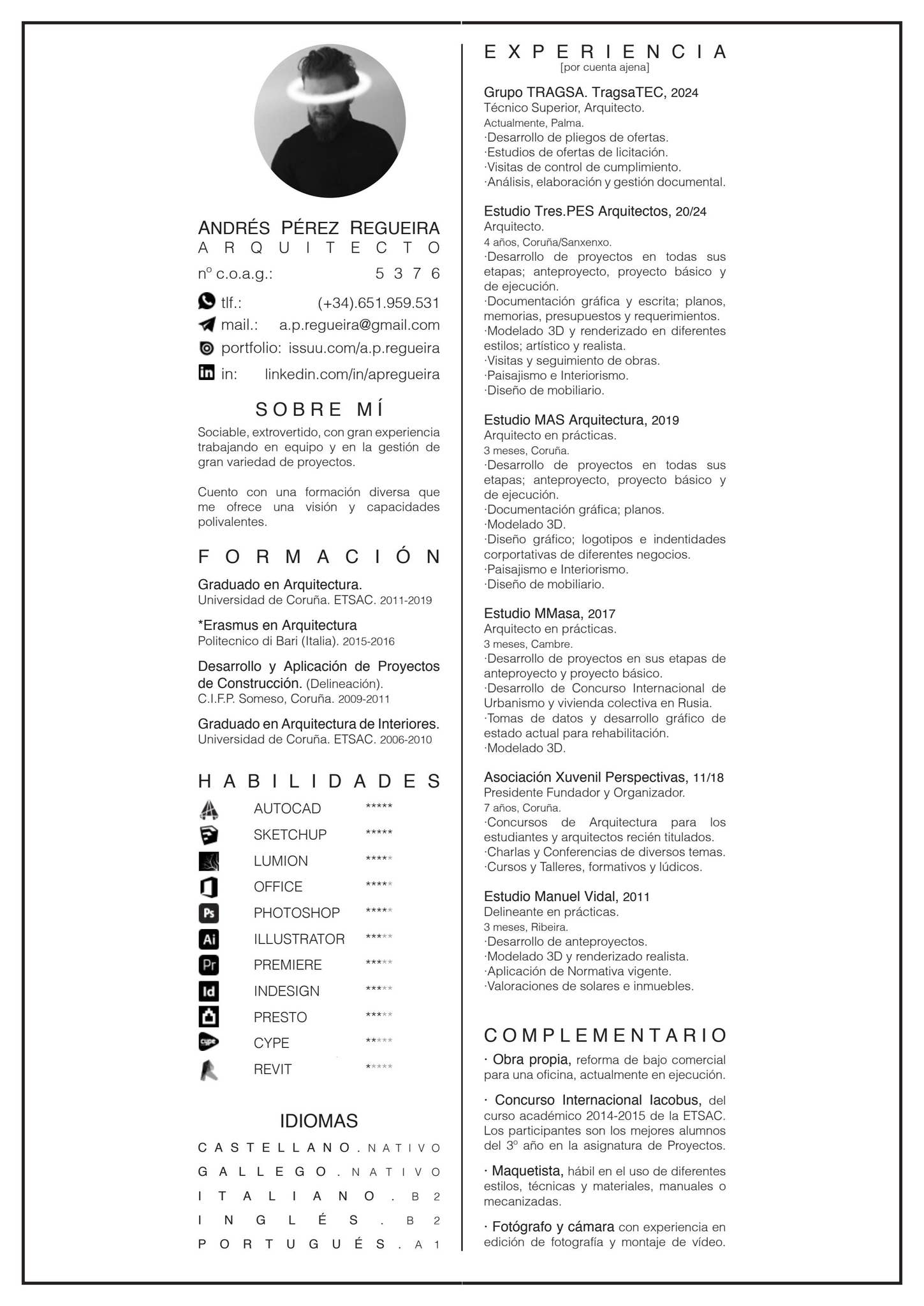 A.P.Regueira CV Curriculum Vitae 2025 (ESP) by a.p.regueira - Issuu