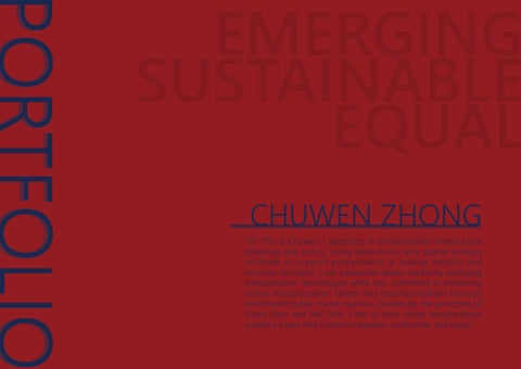 Chuwen's Portfolio 2025 Version by ZHONG CHUWEN - Issuu