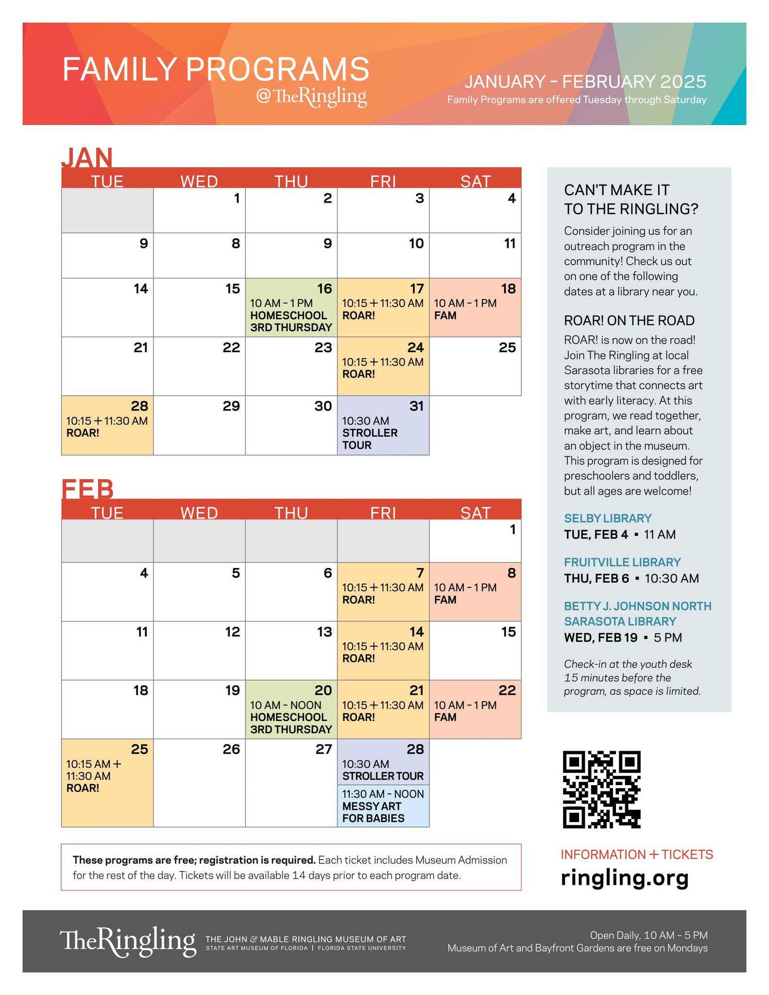 Family Programs @ The Ringling - Spring 2025 by The John and Mable ...