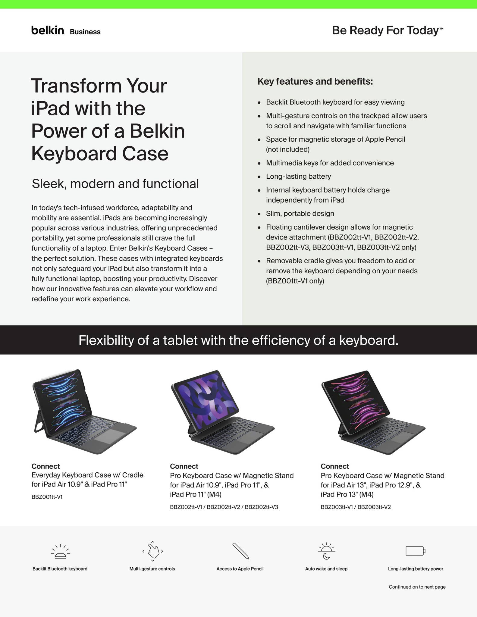 Transform Your iPad with a Belkin Keyboard Case by Belkin - Issuu