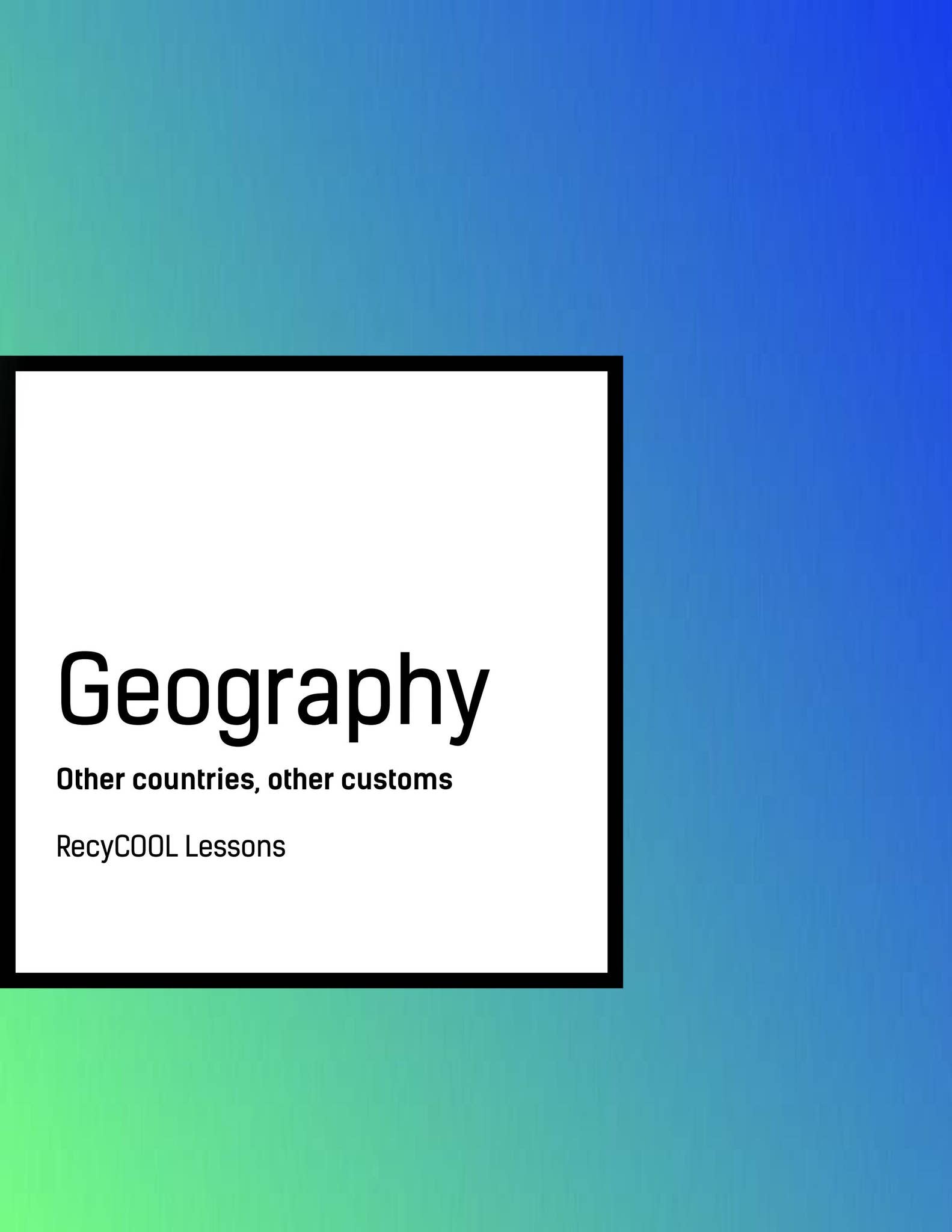 Geography - Other countries, other customs by Fashion Revolution - Issuu