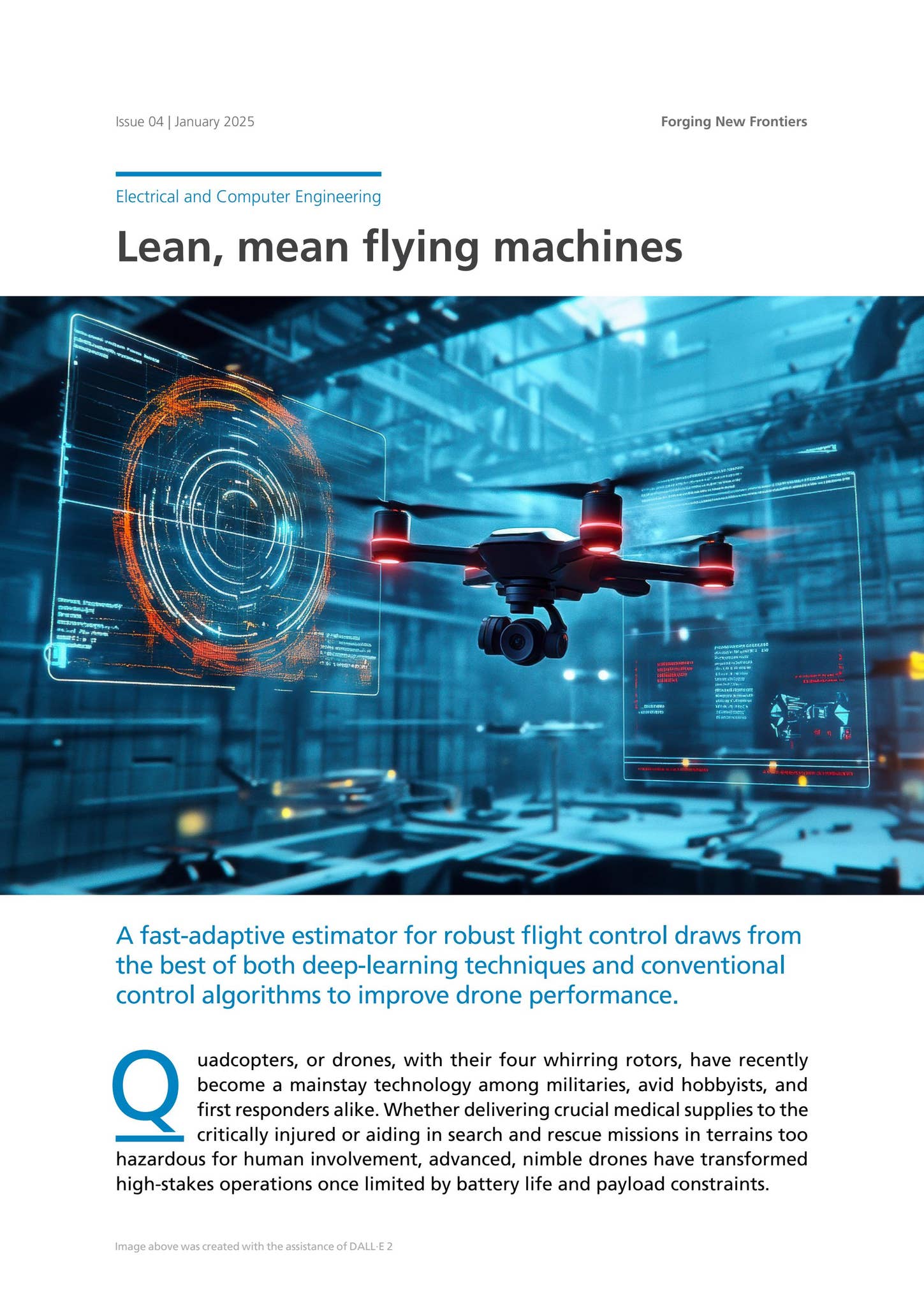Issue 04 - Lean, mean flying machines by NUS-CDE - Issuu