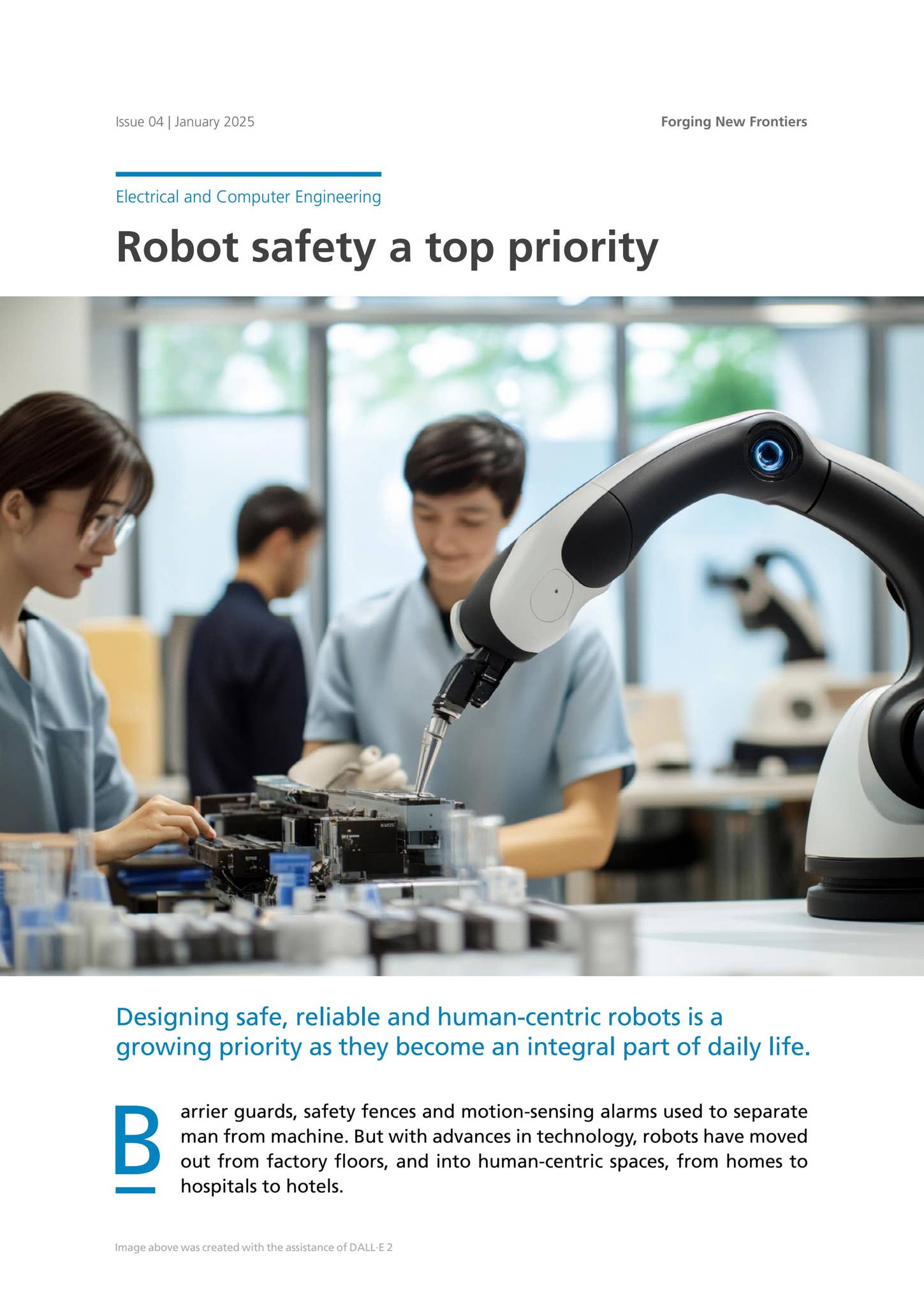 Issue 04 - Robot safety a top priority by NUS-CDE - Issuu